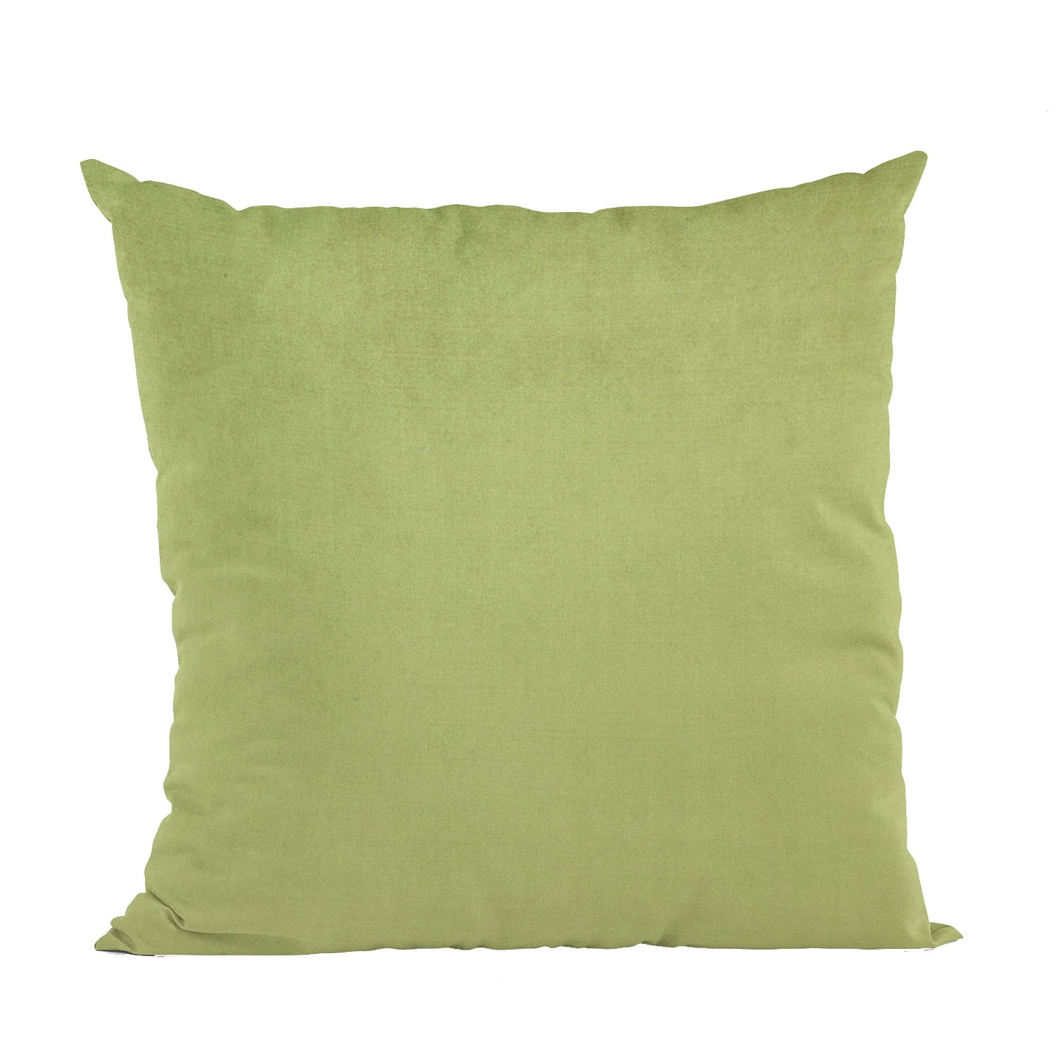 Plutus Brands Plutus Lime Solid Shiny Velvet Luxury Throw Pillow, 12L x ...