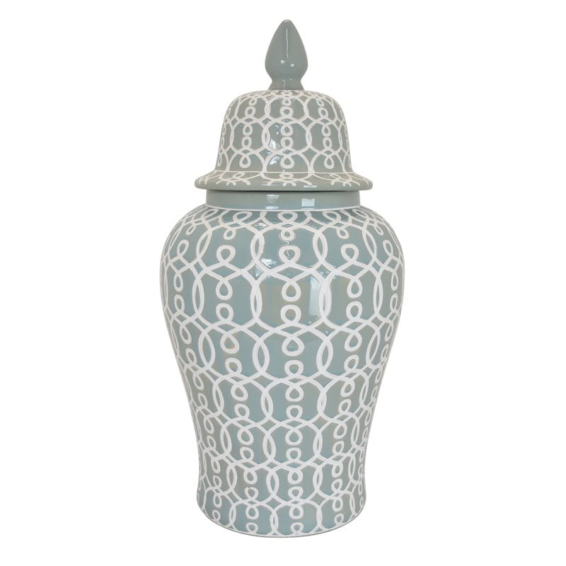 Plutus Brands Temple Jar - Mint in Green Porcelain - Walmart.com