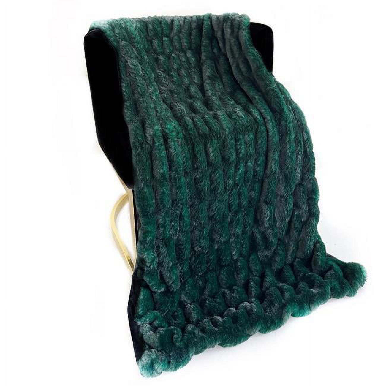 Plutus Emerald Green Plush Pelt Faux Fur Luxury Throw Blanket - Walmart.com