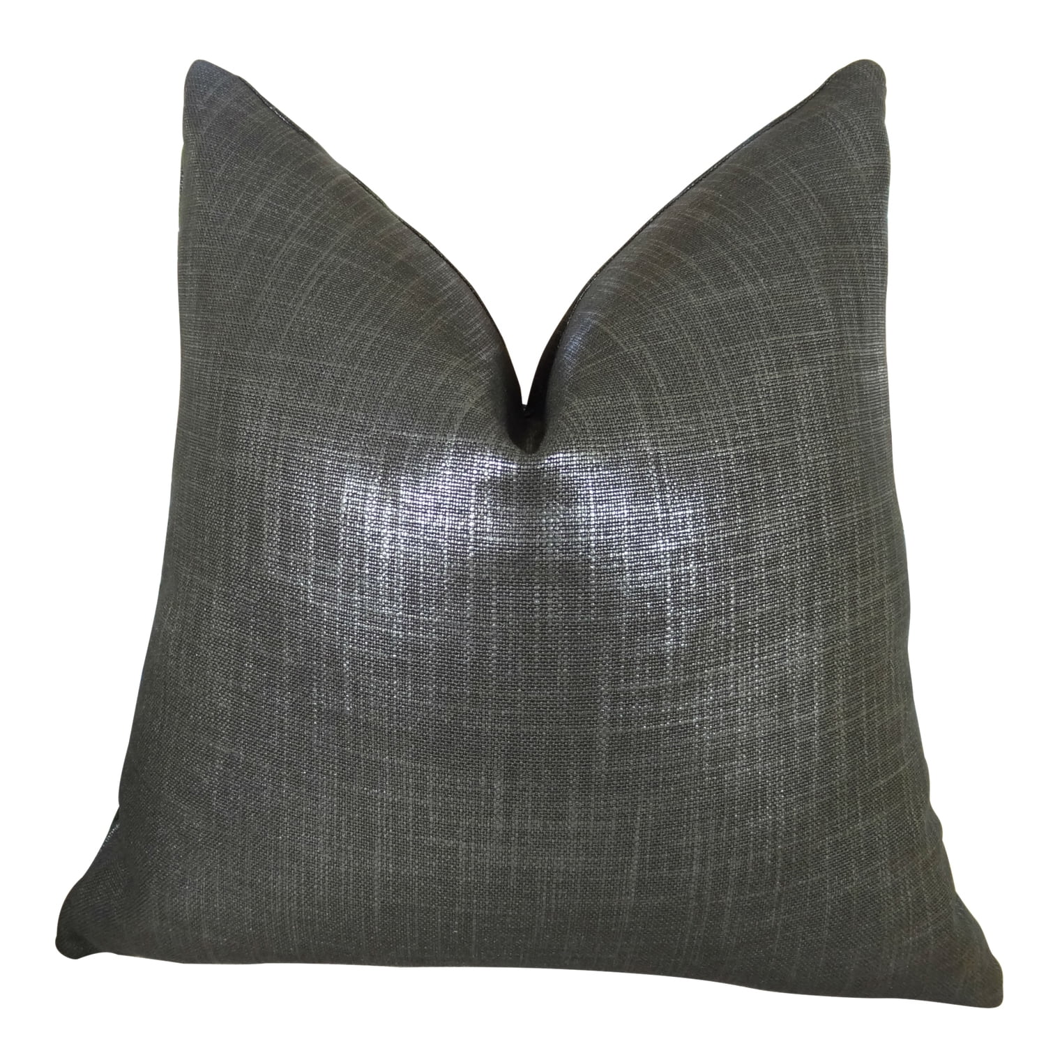 Plutus Brands Plutus Glazed Linen Indigo Handmade Throw Pillow, 20" x ...
