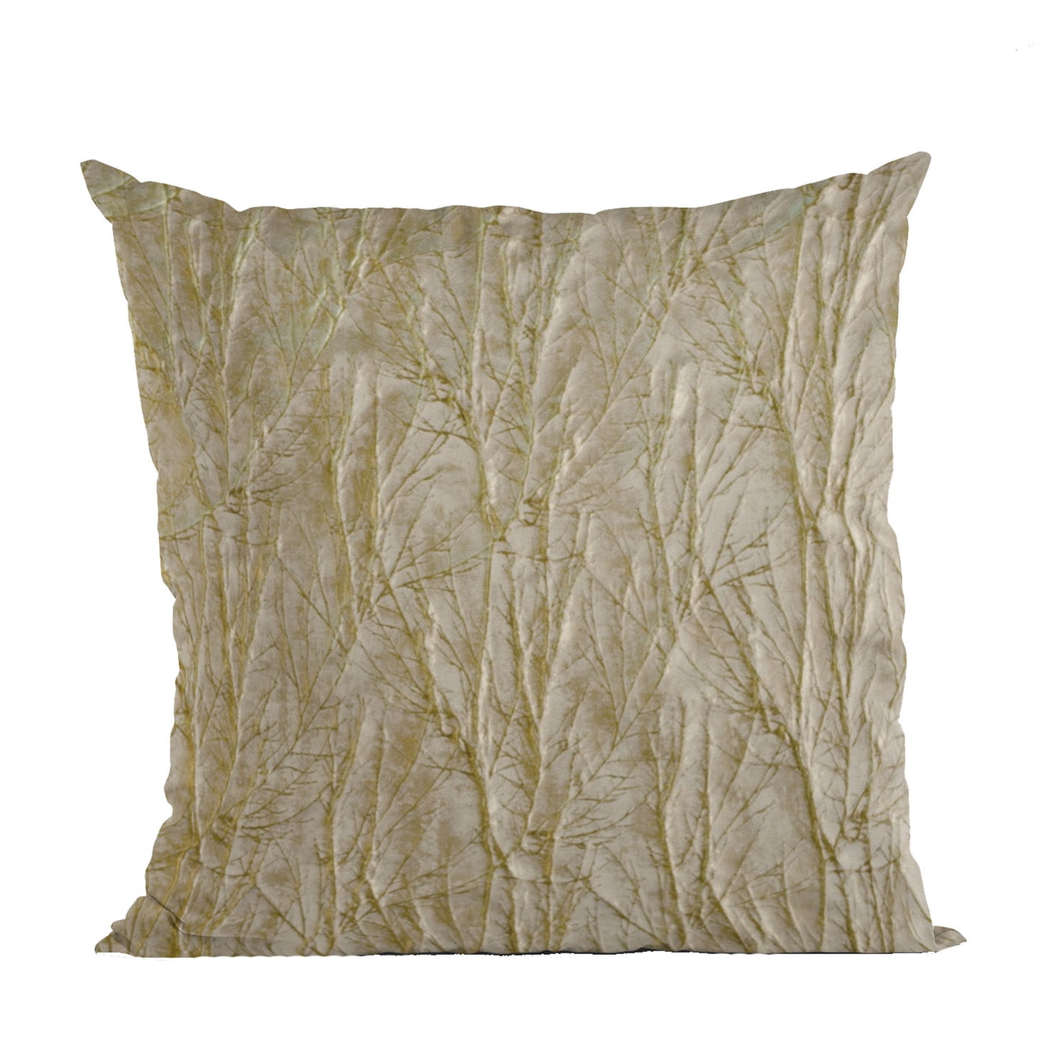 Plutus Brands Golden Yarns Shiny Fabric with Twig Pattern Luxury Throw ...