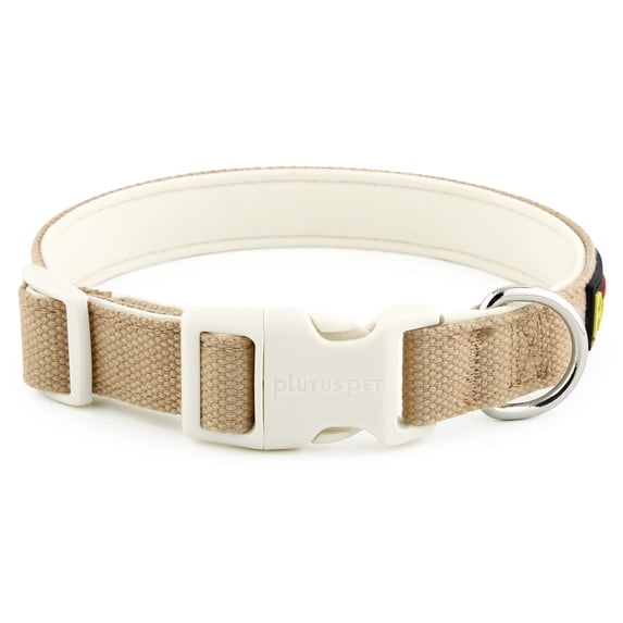 Plutus Pet Cotton Dog Collar, Heavy Duty Collar with Soft Padding ...