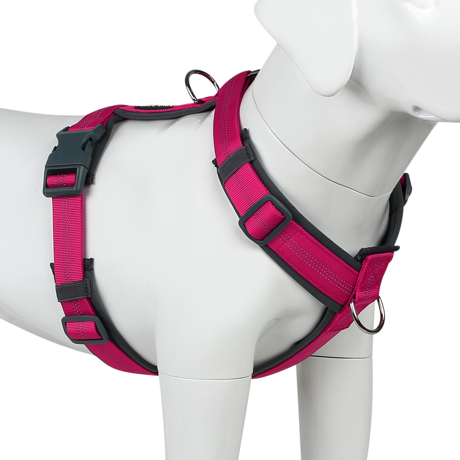 Plutus Pet Dog Harness, Adjustable Nylon Harness with Soft Padding, Reflective and Heavy Duty ...