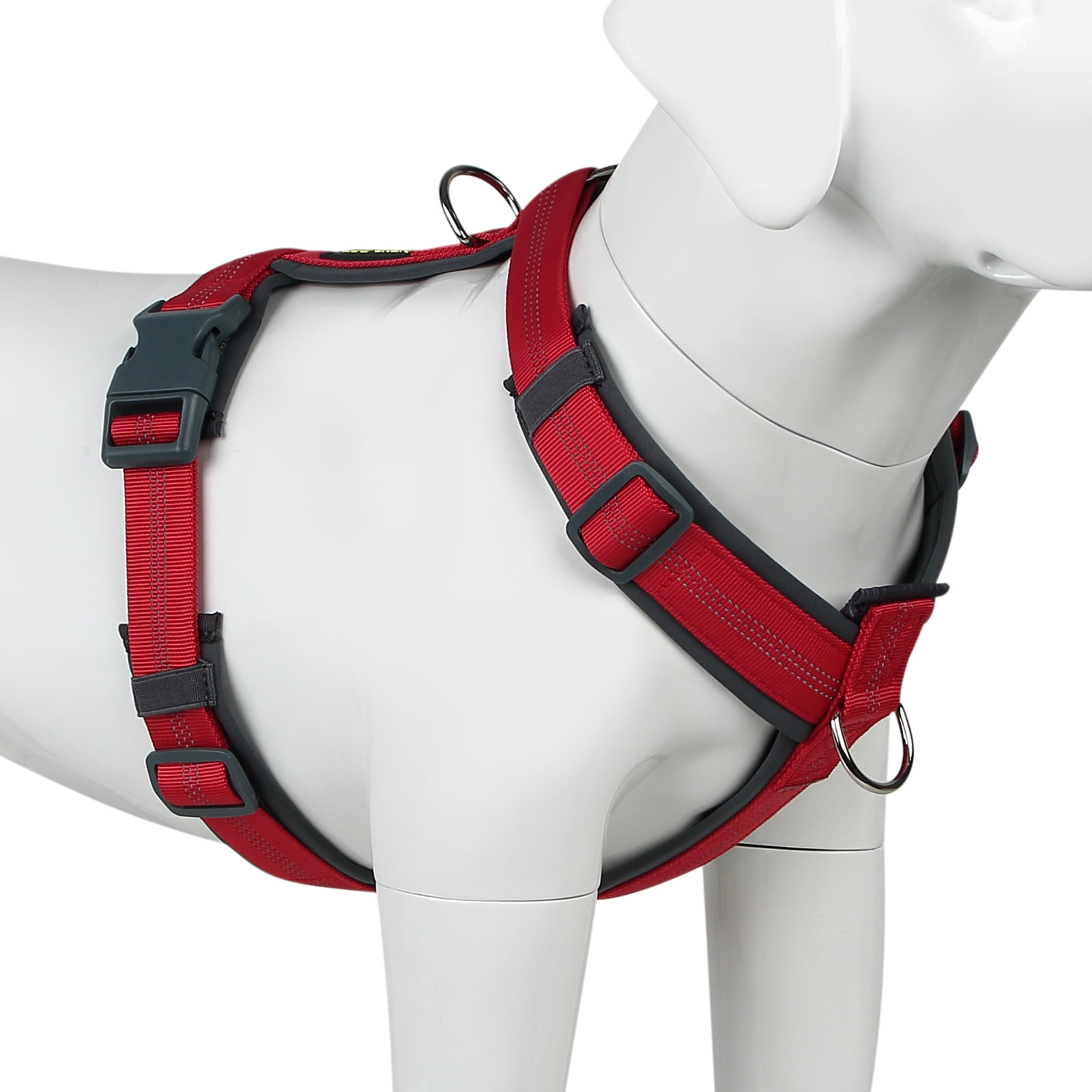 Plutus Pet Dog Harness, Adjustable Nylon Harness with Soft Padding, Reflective and Heavy Duty ...