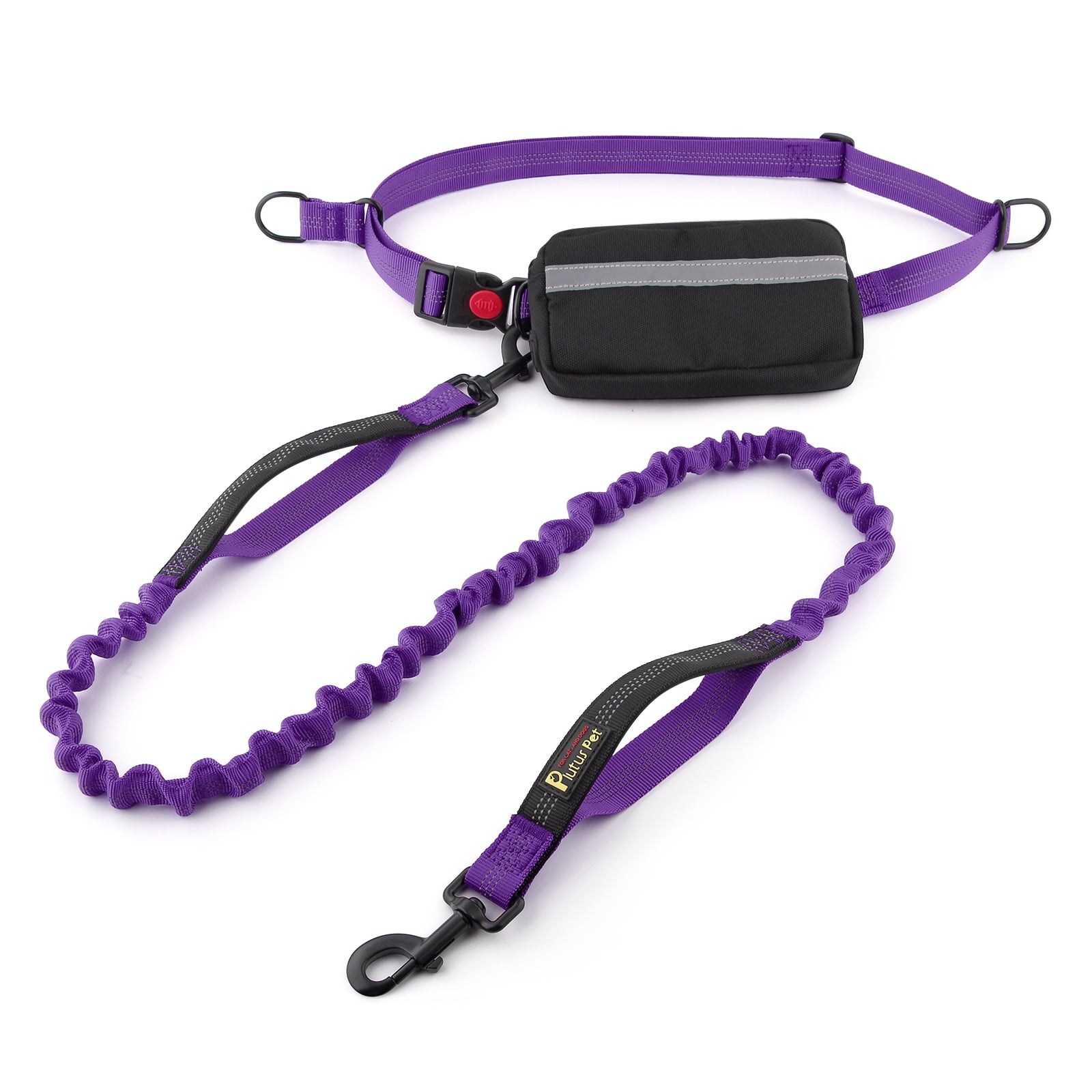 Plutus Pet Hands Free Dog Leash, Soft Padded Dual Handle Retractable ...