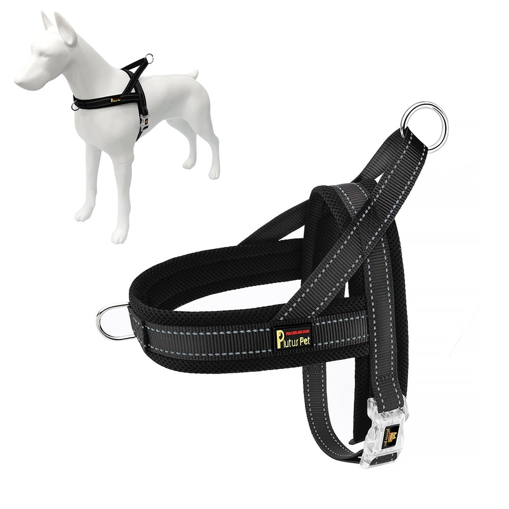 Plutus Pet Adjustable Reflective Dog Harness with Breathable Mesh ...