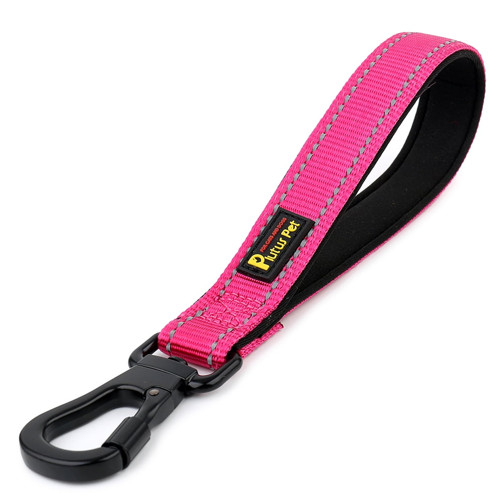 Plutus Pet Short Dog Leash, Reflective Nylon Padded Handle, Strong ...