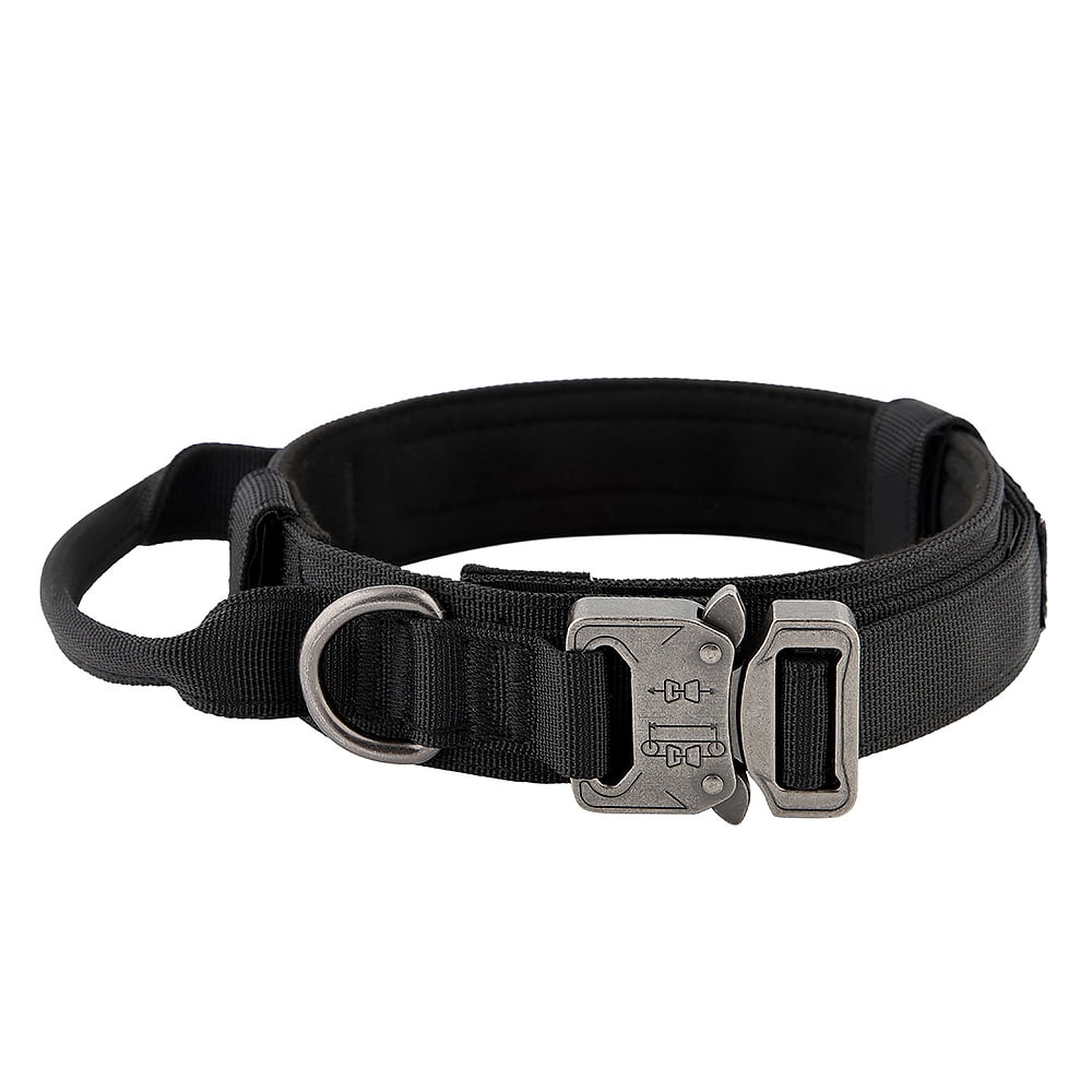 Plutus Pet Tactical Nylon Dog Collar, Soft Padded, Adjustable, Heavy ...