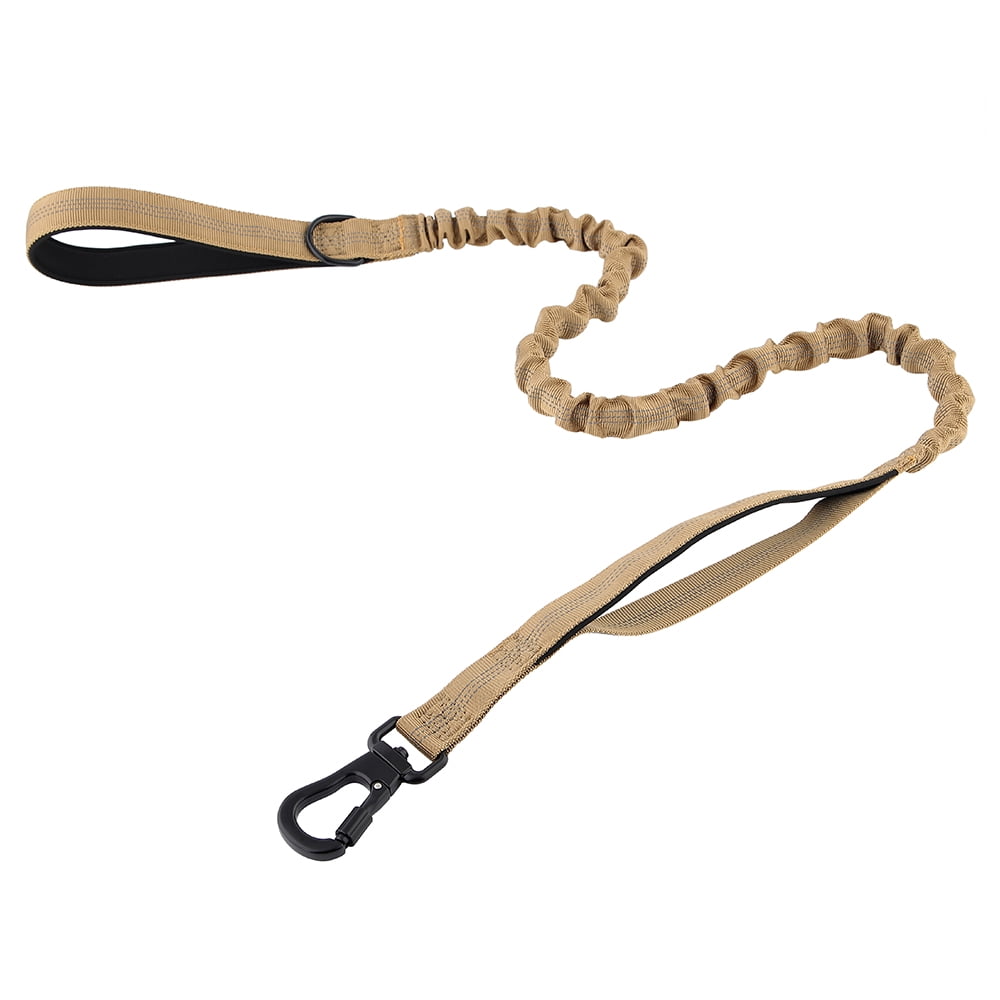 Plutus Pet Tactical Dog Leash with Carabiner Clasp, Reflective Nylon ...