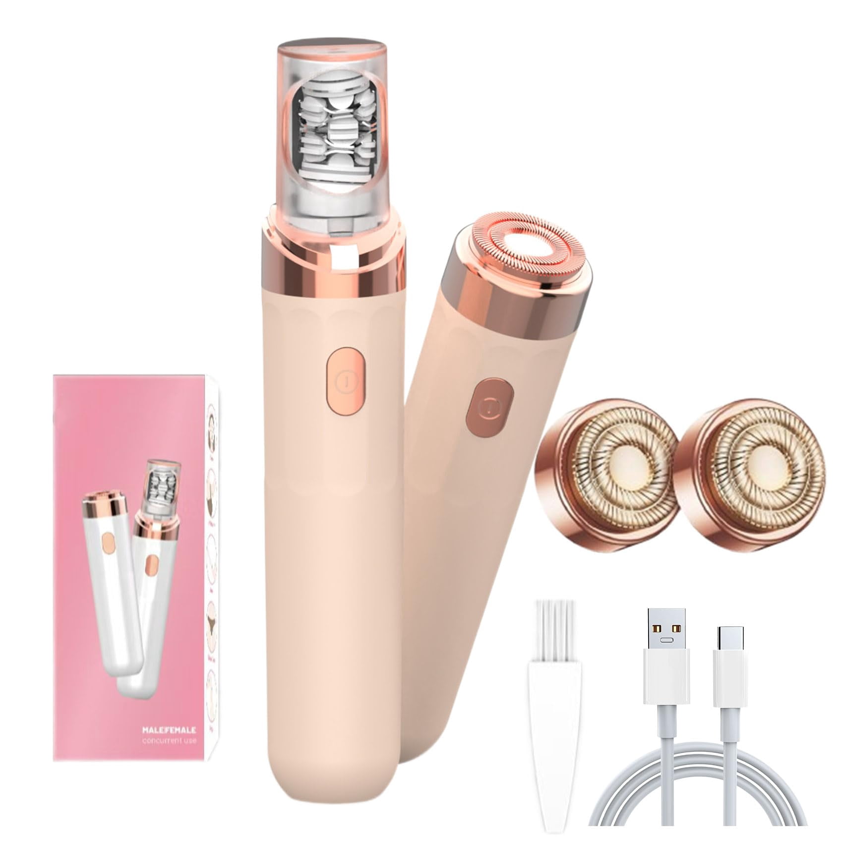 PluxyPro Epil 3.0 Women Face Epilator, 2-in-1 Painless Body Shaver and ...