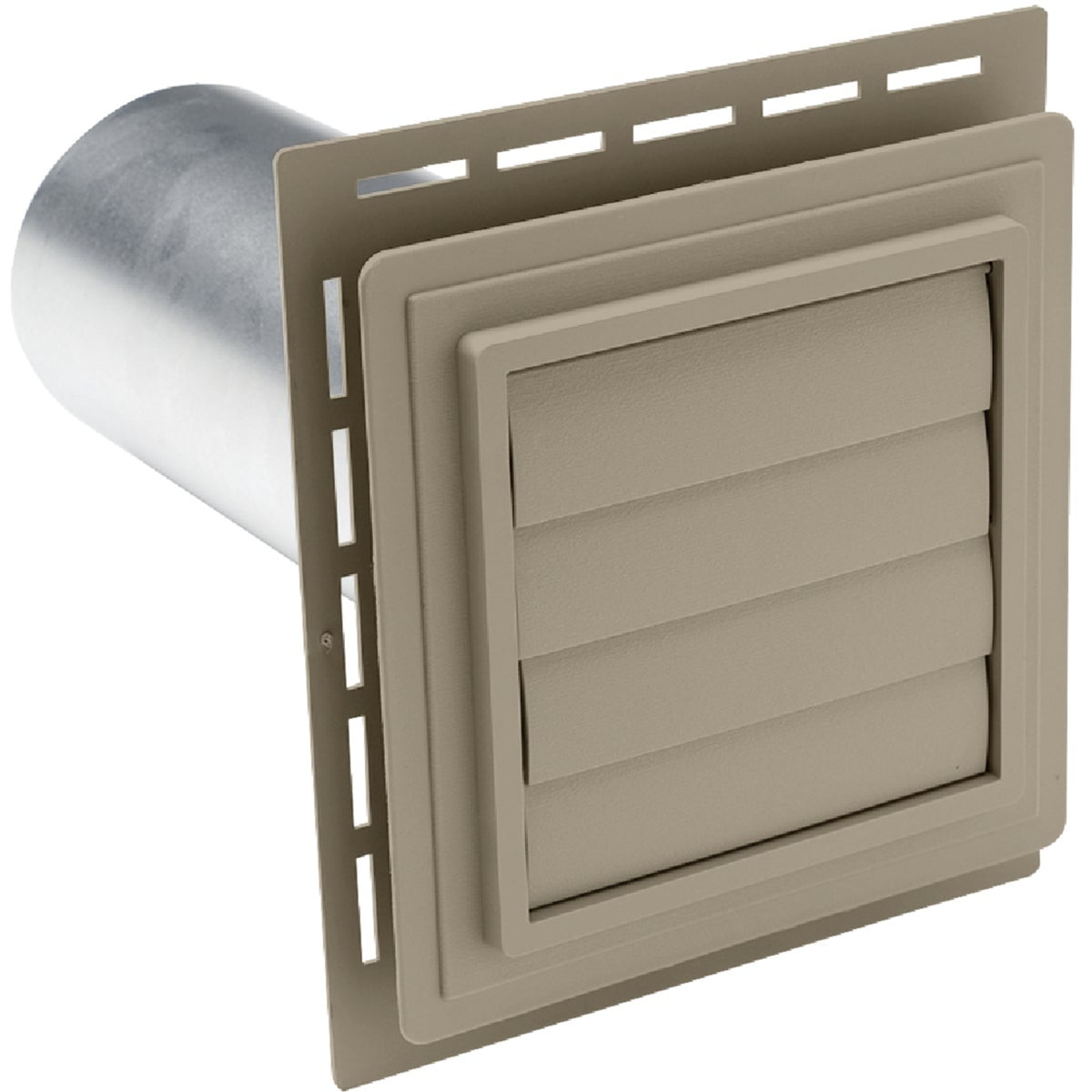 Ply Gem 7" x 7" Clay Vinyl Utility Vents for Air Duct, Plastic, UV ...