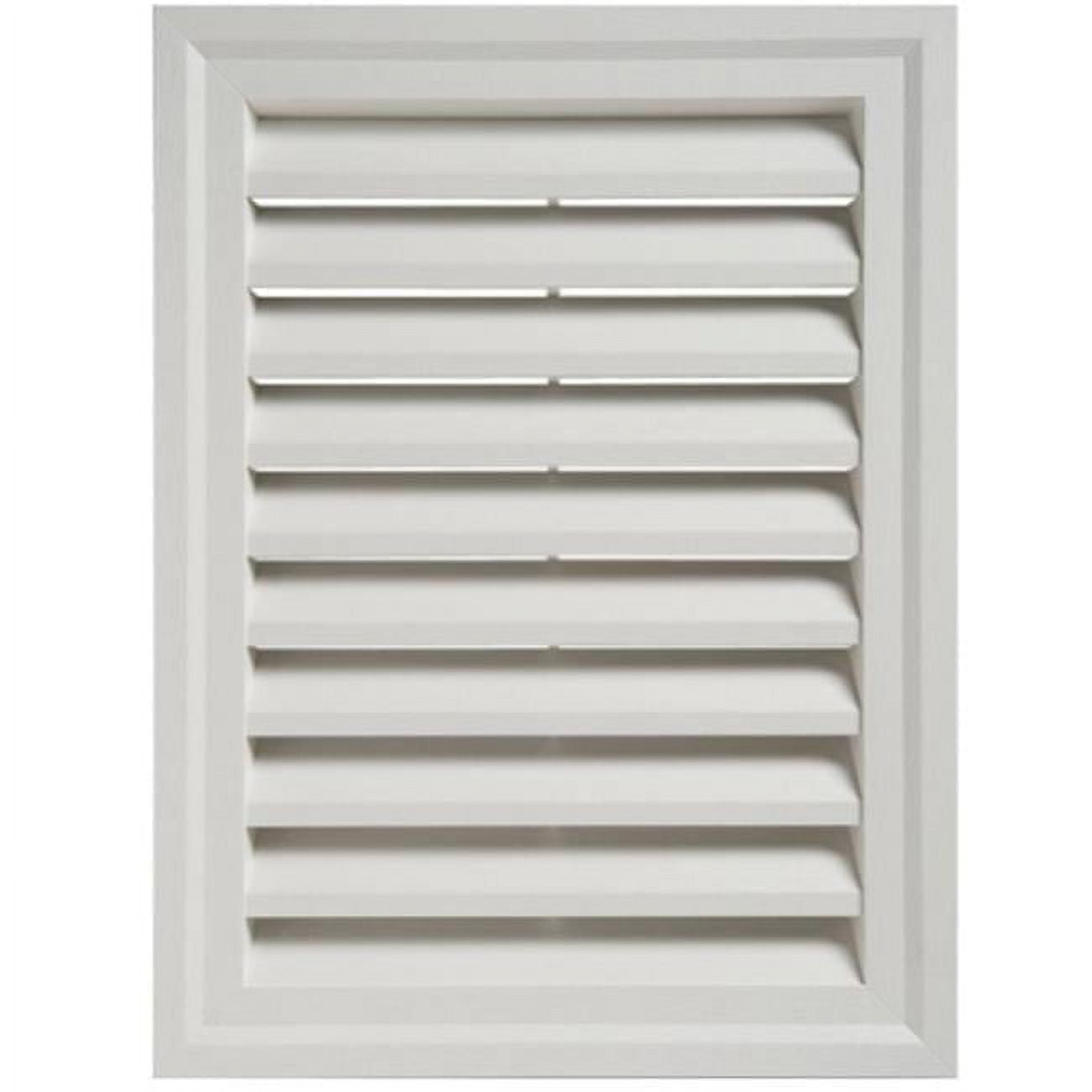 Ply Gem 18x24 in. White Rectangular Gable Vent for Heat and Air ...