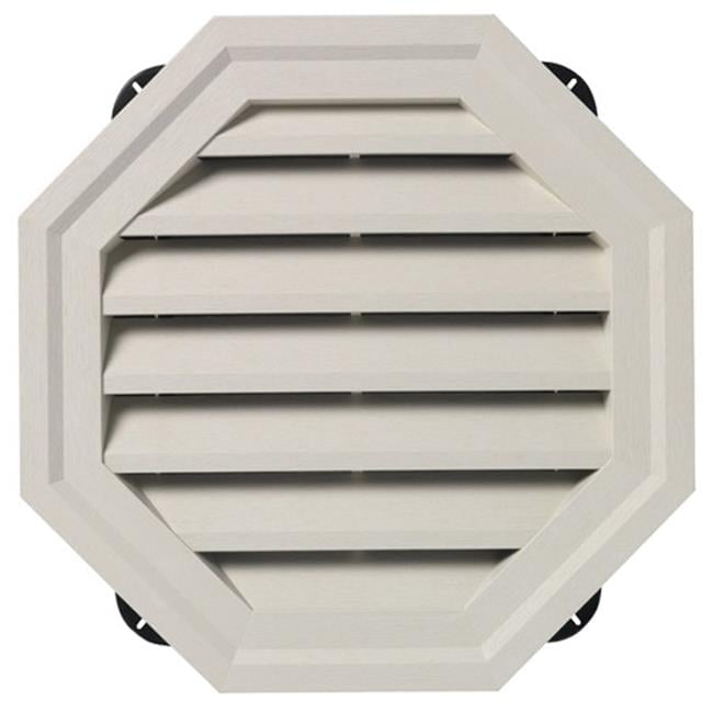 Plygem OCTGV18 Octagonal Gable Vent 04, White - 18 in. - Walmart.com