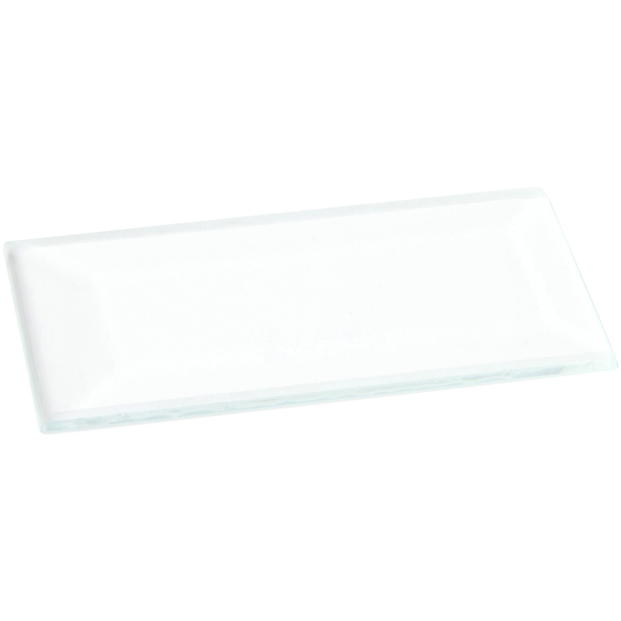 Plymor 1" x 2" Rectangle, 3mm Thick Beveled Clear Glass, Pack of 6 ...