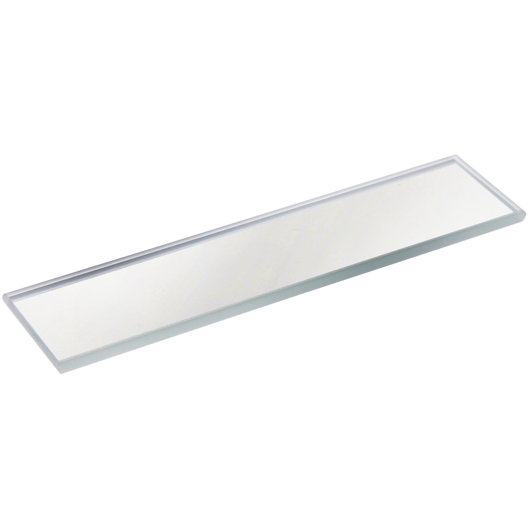 Plymor 1" x 4" Rectangle, 3mm Thick Non-Beveled Glass Mirror, Pack of 6 ...