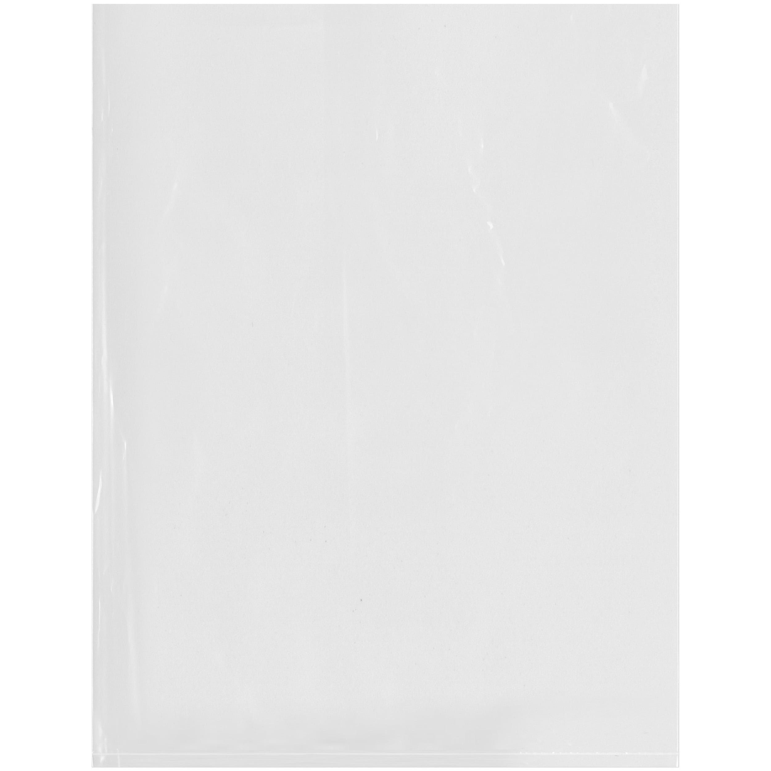Plymor 10" x 13" (Pack of 100), 2 Mil Flat Open Clear Plastic Poly Bags ...