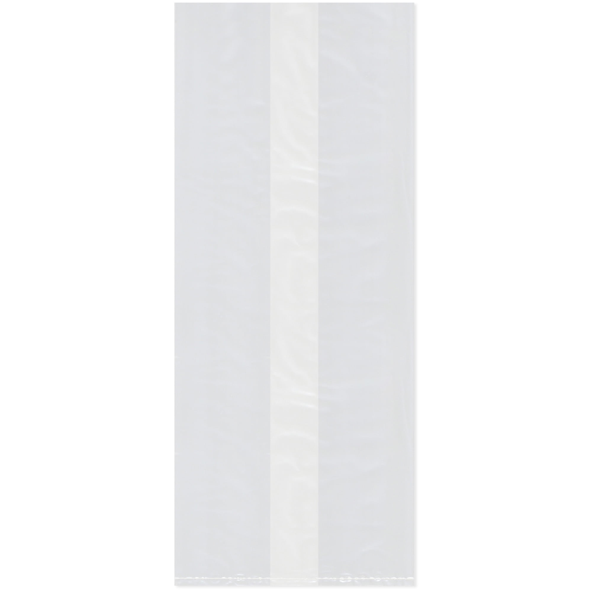 Plymor 10" x 8" x 24" (Case of 1,000), 1 Mil Gusseted Plastic Bags ...