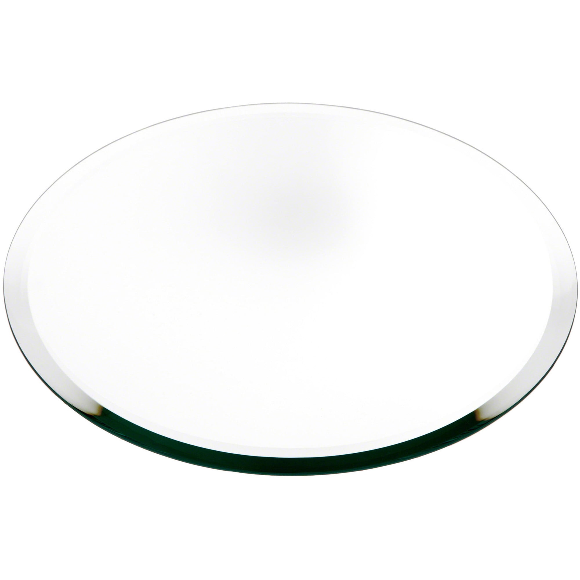 Plymor 12" Round, 5mm Thick Beveled Glass Mirror Circle - Walmart.com
