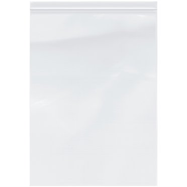 Spartan Industrial - 13” X 18” (500 Count) 2 Mil Clear Reclosable Zip Plastic Poly Bags with ...