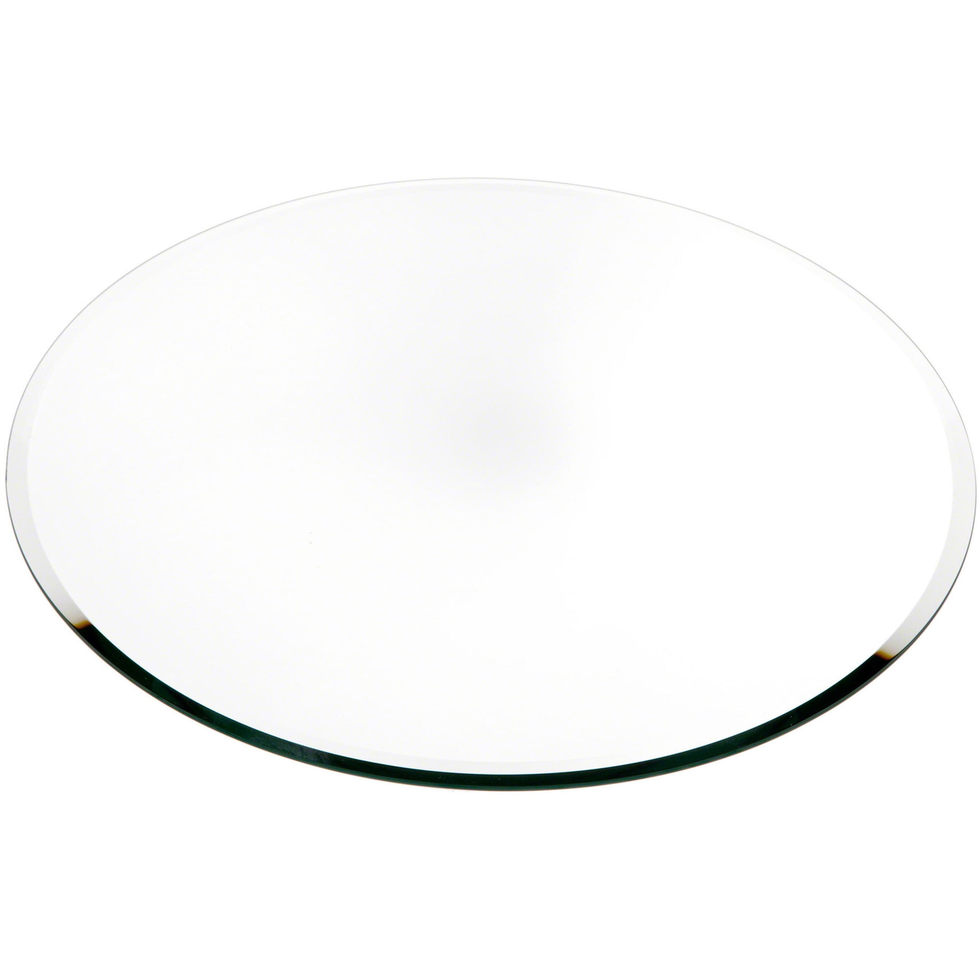 Plymor 16" Round, 5mm Thick Beveled Glass Mirror Circle - Walmart.com