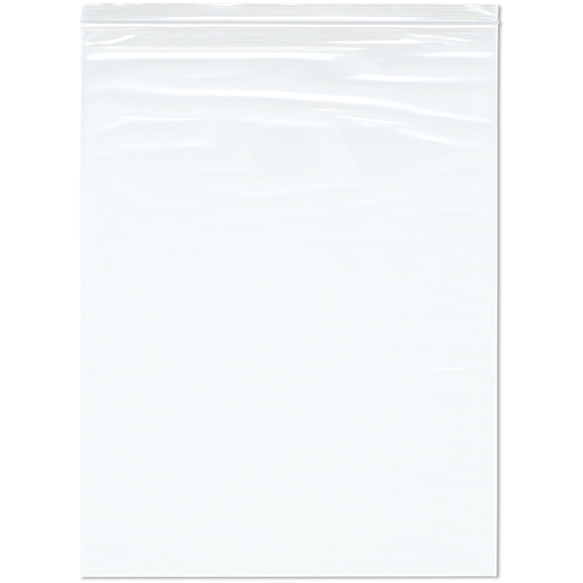 Plymor 16" x 20" (Case of 500), 2 Mil Zipper Reclosable Plastic Bags ...