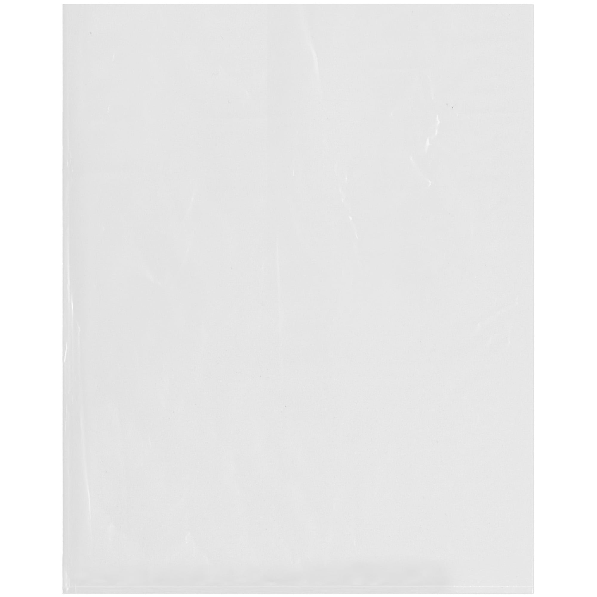 Plymor 16" x 20" (Pack of 500), 2 Mil Flat Open Clear Plastic Poly Bags ...