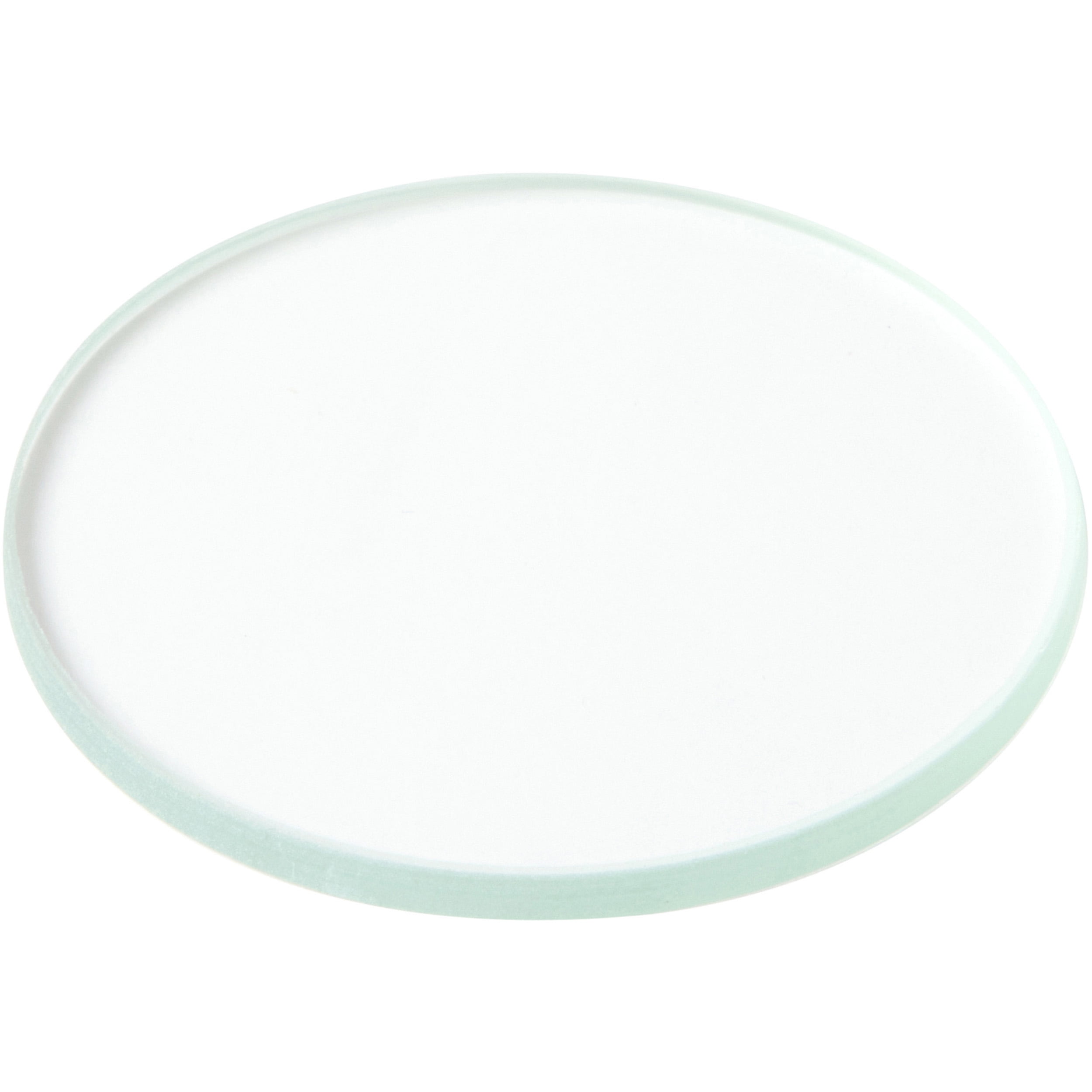 Plymor 2" Round, 3mm Thick Non-Beveled Clear Glass Circle, Pack of 144 ...