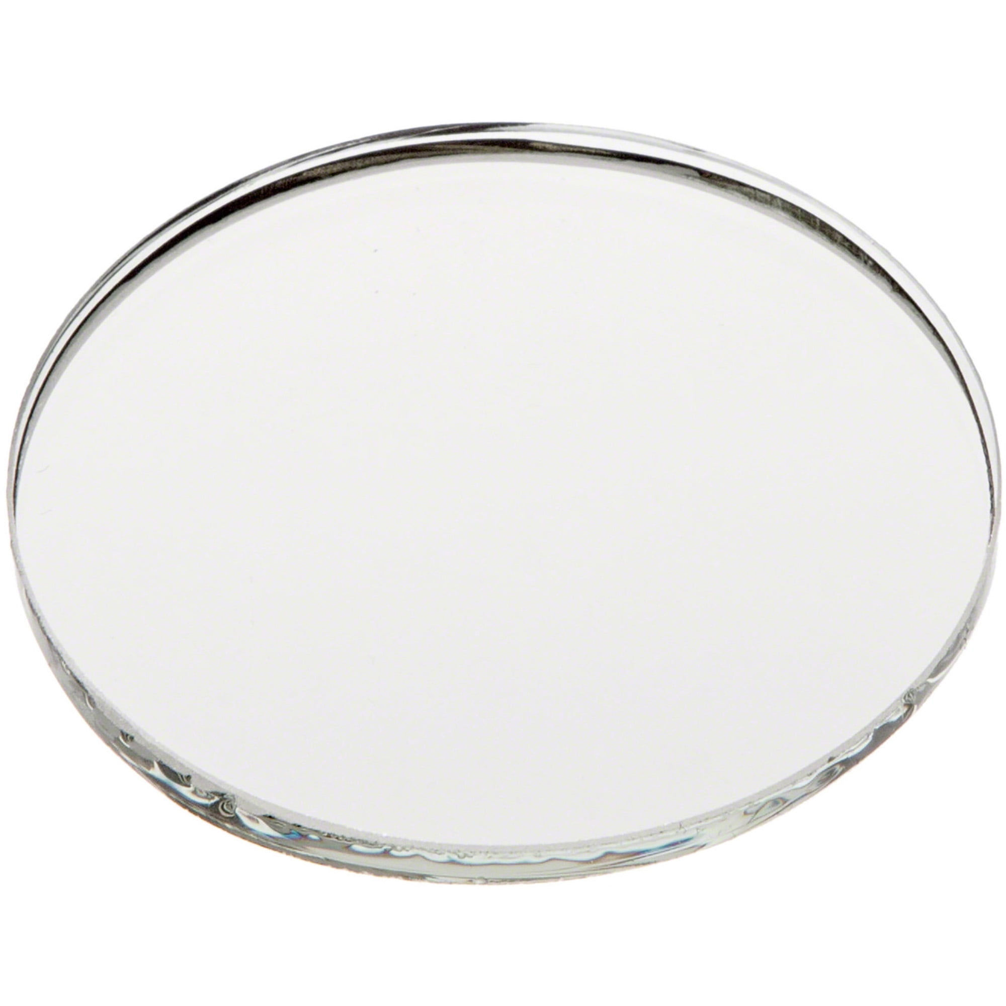 Plymor 2" Round, 3mm Thick Non-Beveled Glass Mirror Circle, Pack of 6 ...