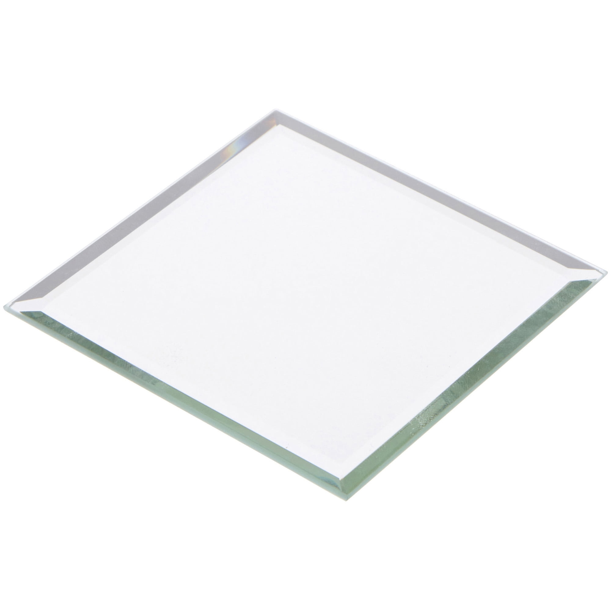 Plymor 3.5" Square, 3mm Thick Beveled Glass Mirror, Pack of 12 ...