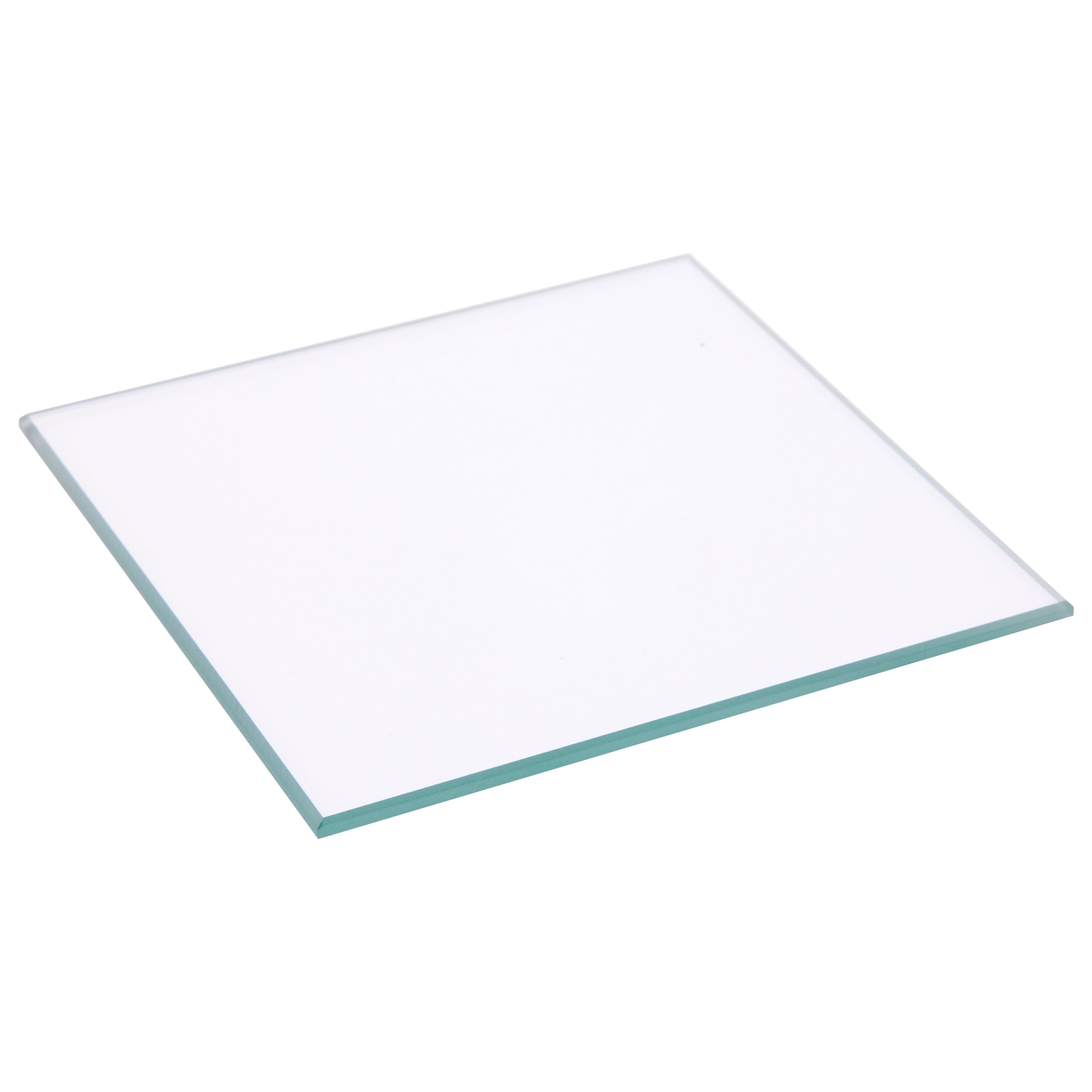 Plymor 3.5" Square, 3mm Thick Non-Beveled Clear Glass, Pack of 72 ...
