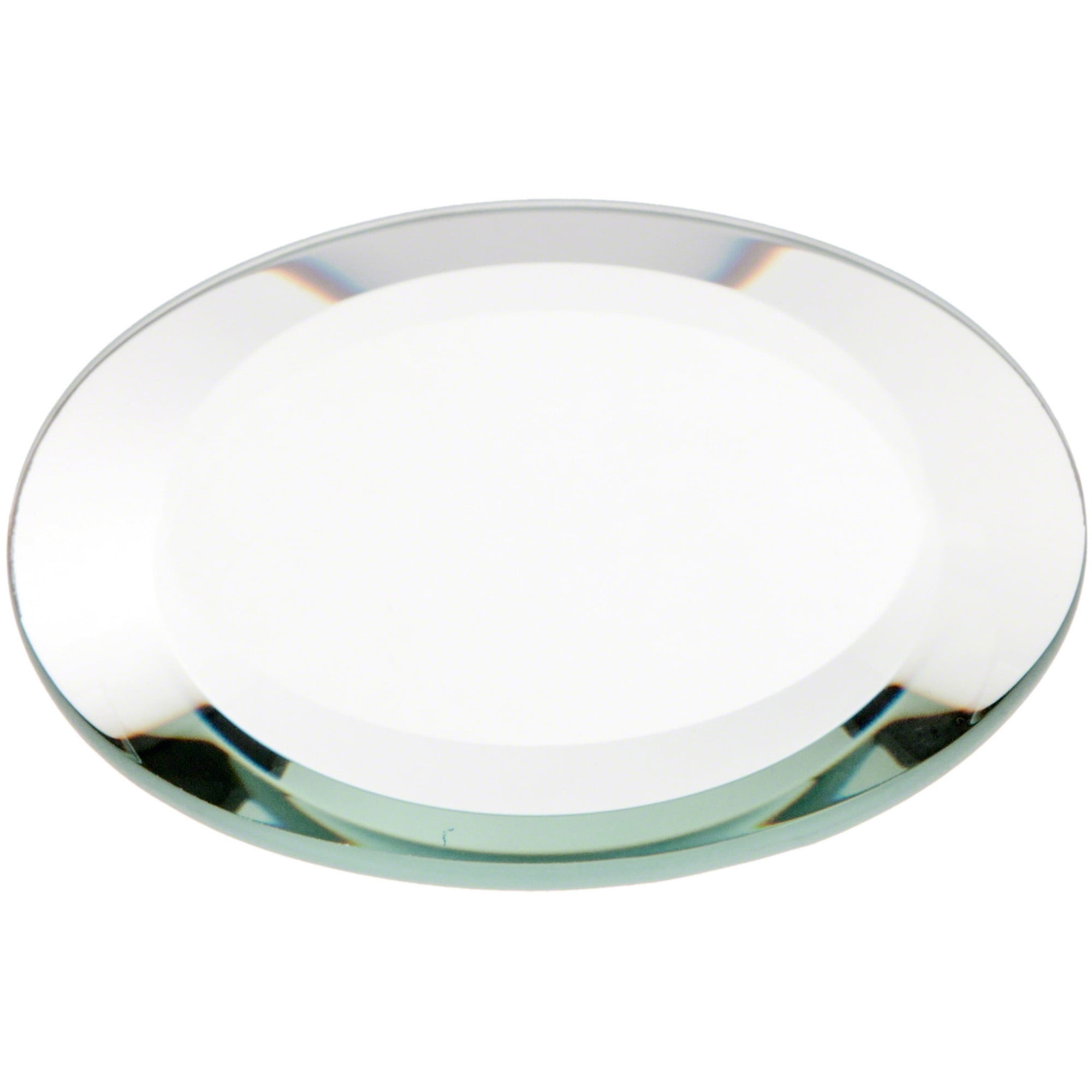 Plymor 3" Round, 5mm Thick Beveled Glass Mirror Circle, Pack of 24 ...
