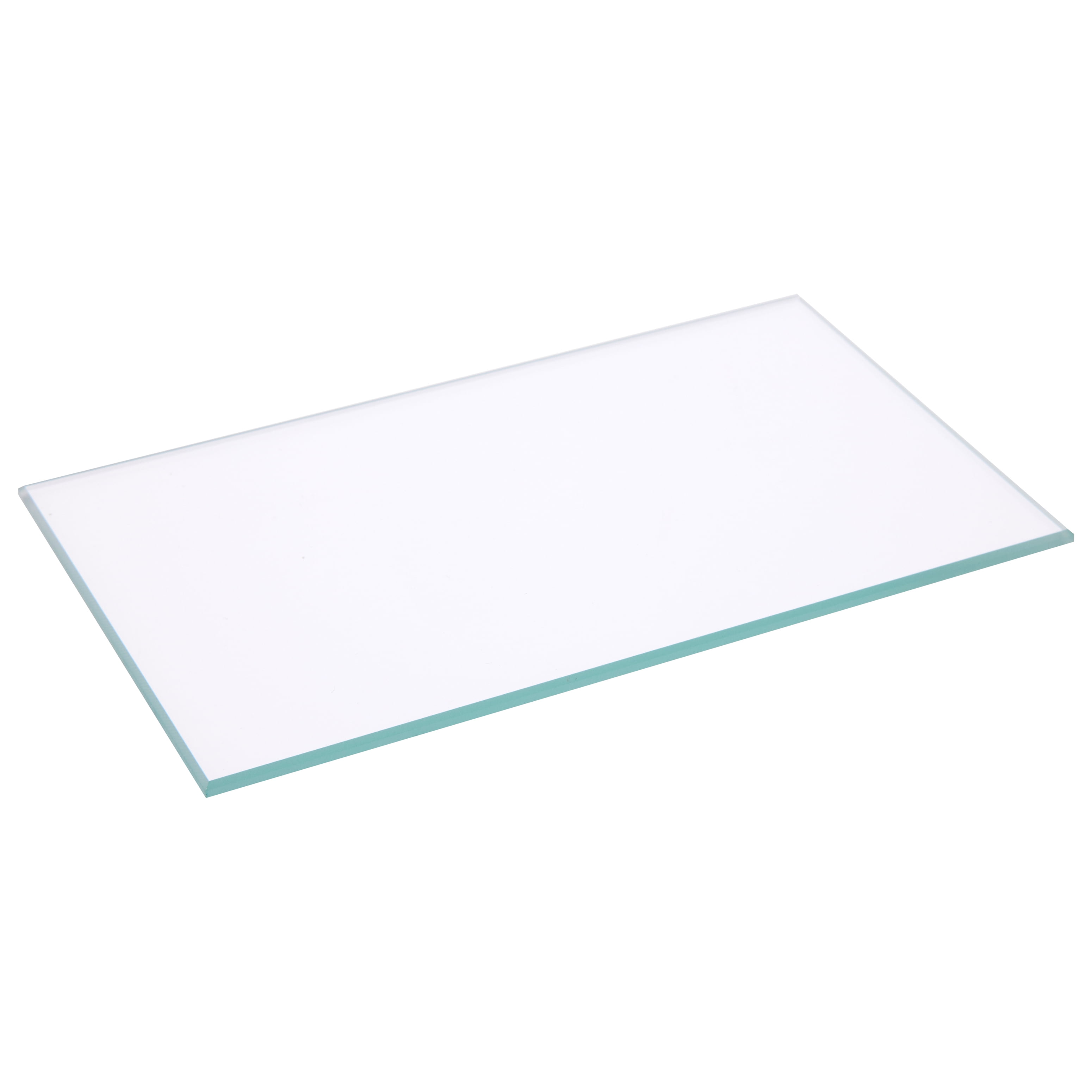 Plymor 3" x 5" Rectangle, 3mm Thick Non-Beveled Clear Glass, Pack of 24 ...
