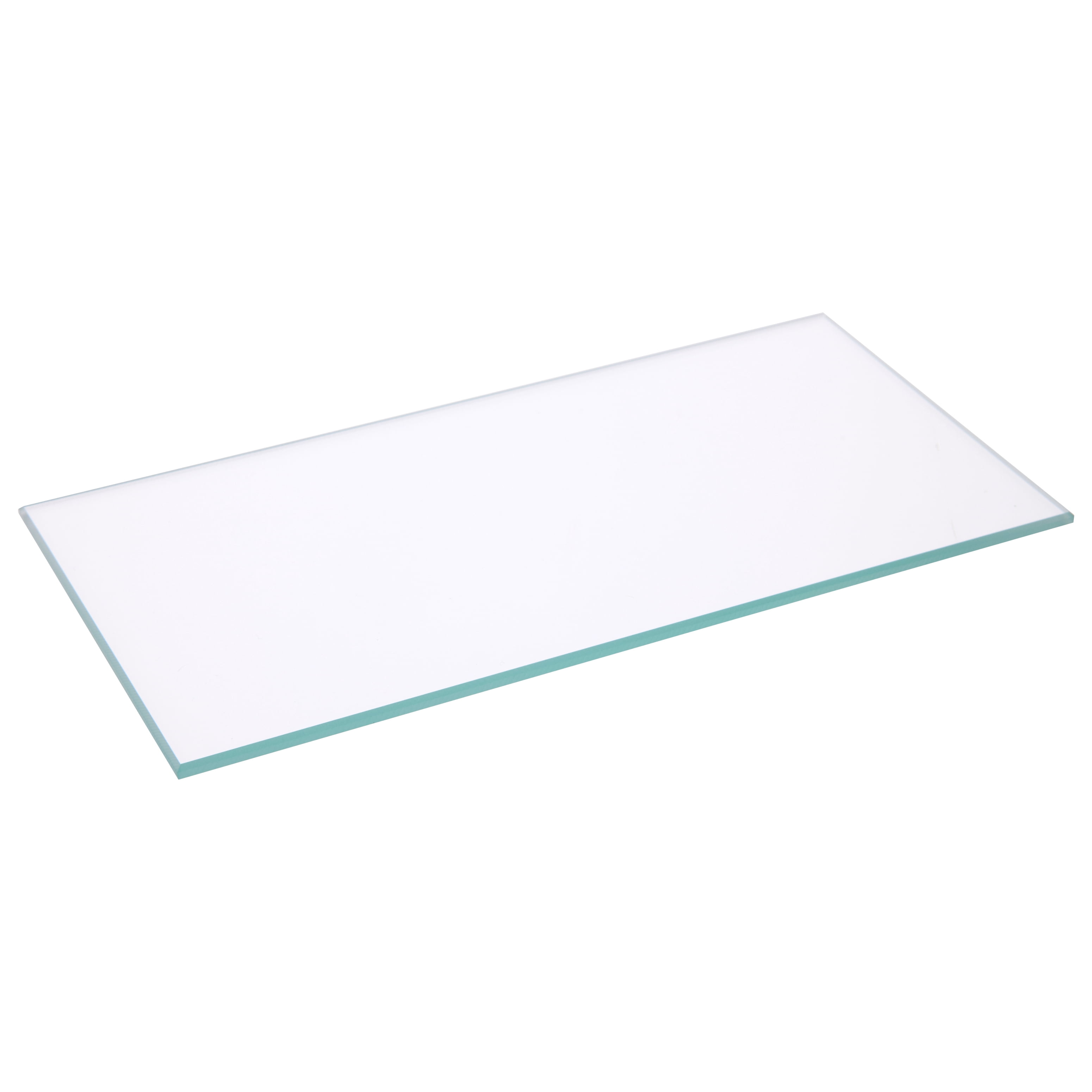 Plymor 3" x 6" Rectangle, 3mm Thick Non-Beveled Clear Glass, Pack of 72 ...
