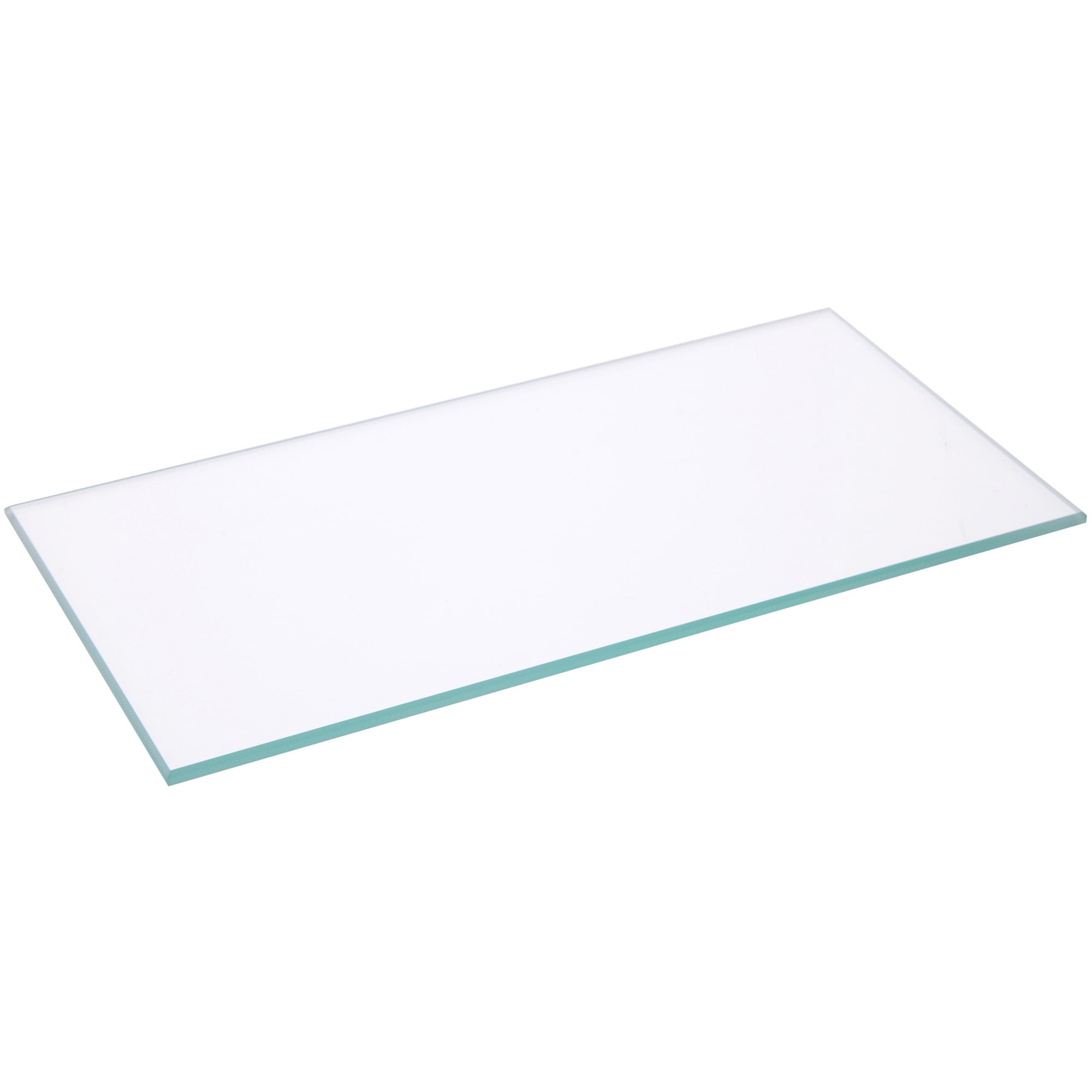 Plymor 3" x 6" Rectangle, 3mm Thick Non-Beveled Clear Glass, Pack of 72 ...