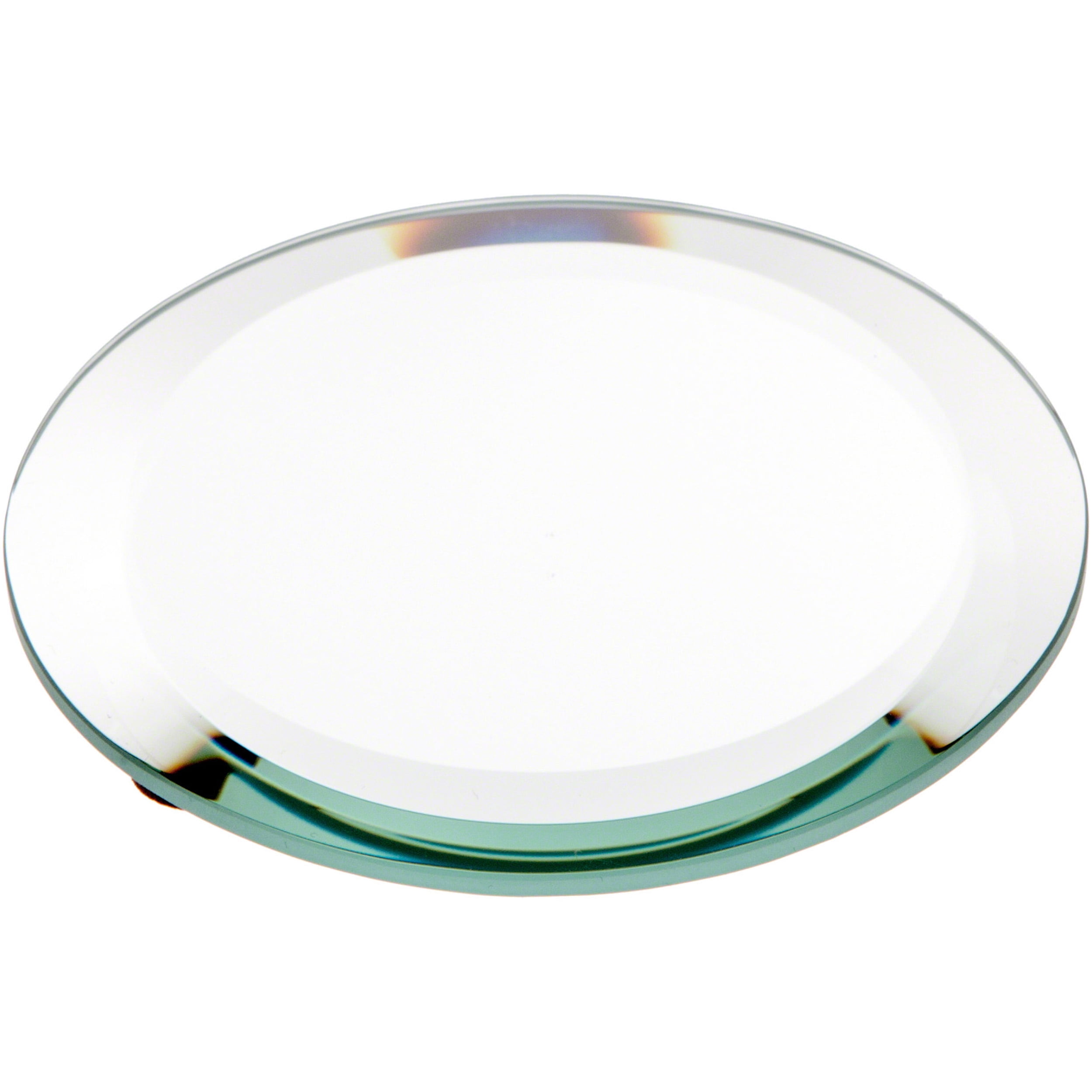 Plymor 4" Round, 5mm Thick Beveled Glass Mirror Circle, Pack of 3 ...