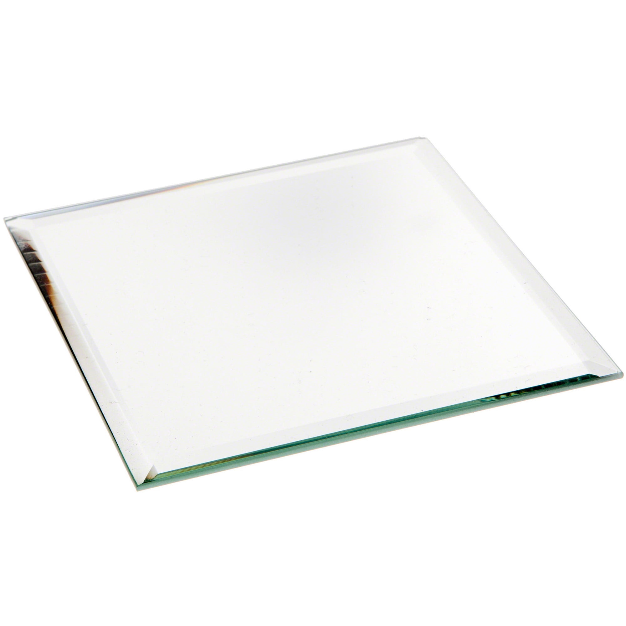 Plymor 4" Square, 3mm Thick Beveled Glass Mirror, Pack of 3 - Walmart.com