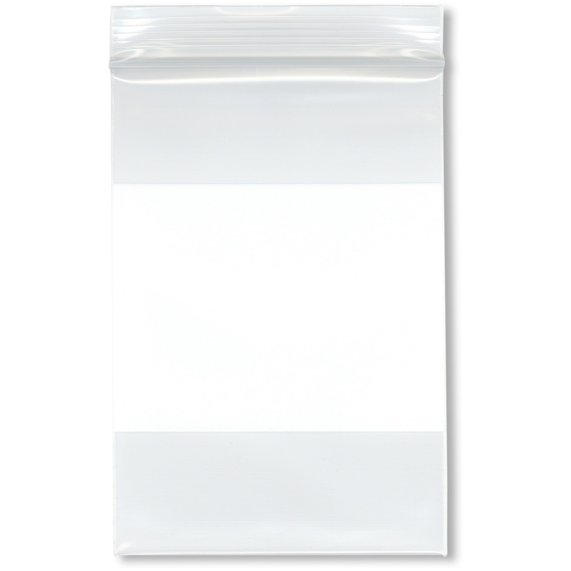 Plymor 4" x 6" (Pack of 200), 6 Mil Industrial Duty White-Block Zipper ...