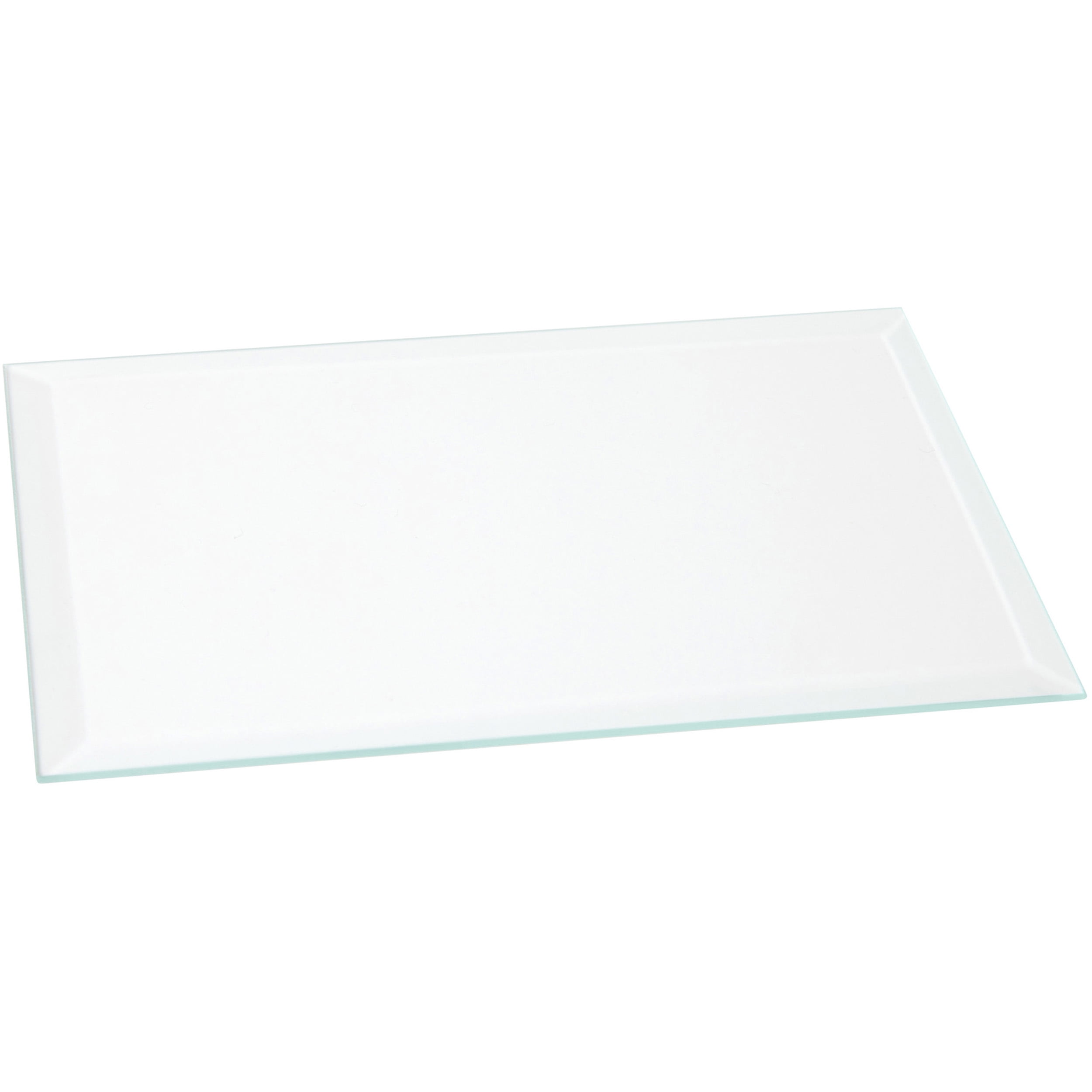 Plymor 4" x 6" Rectangle, 3mm Thick Beveled Clear Glass, Pack of 2 ...