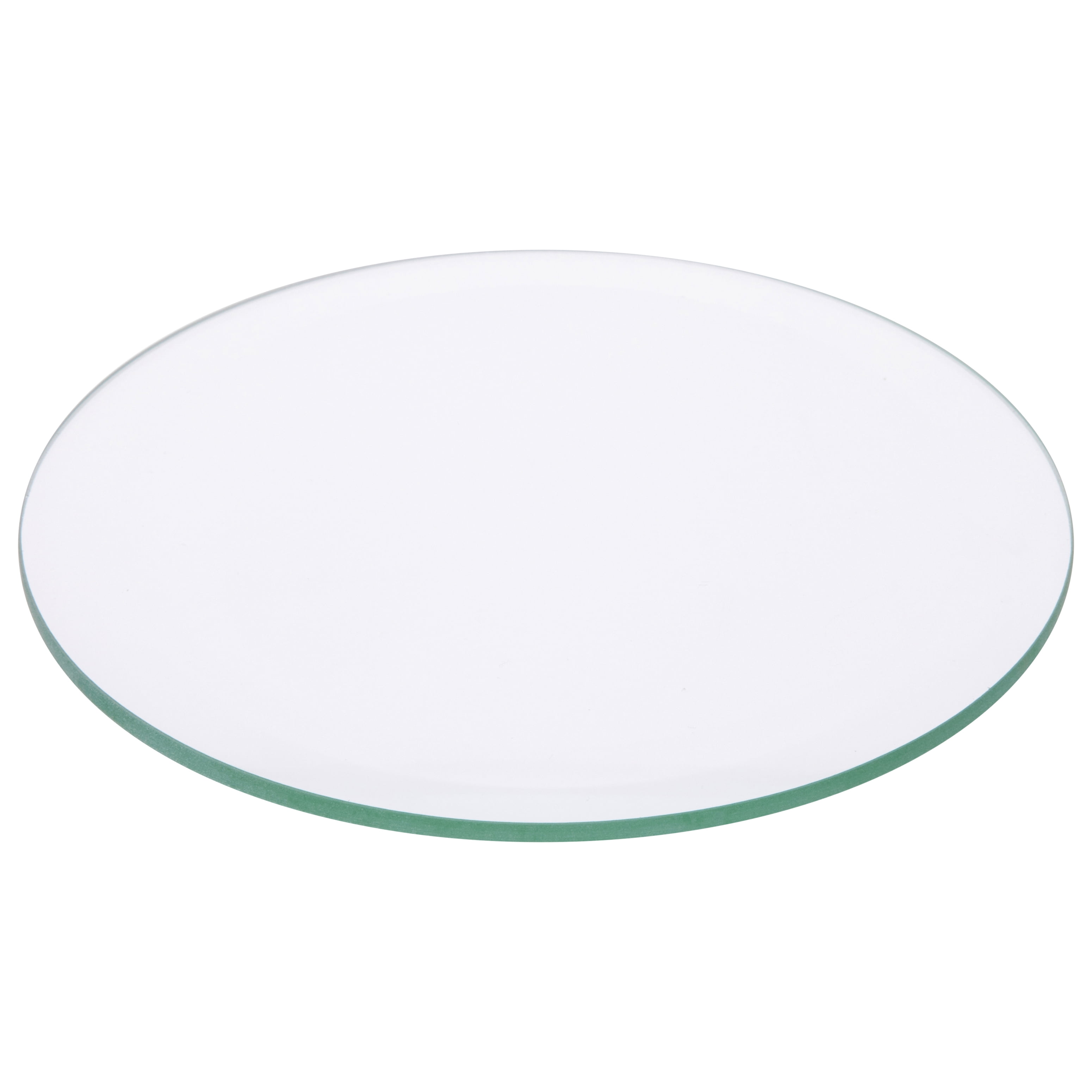 Plymor 5" Round, 5mm Thick Beveled Clear Glass Circle - Walmart.com