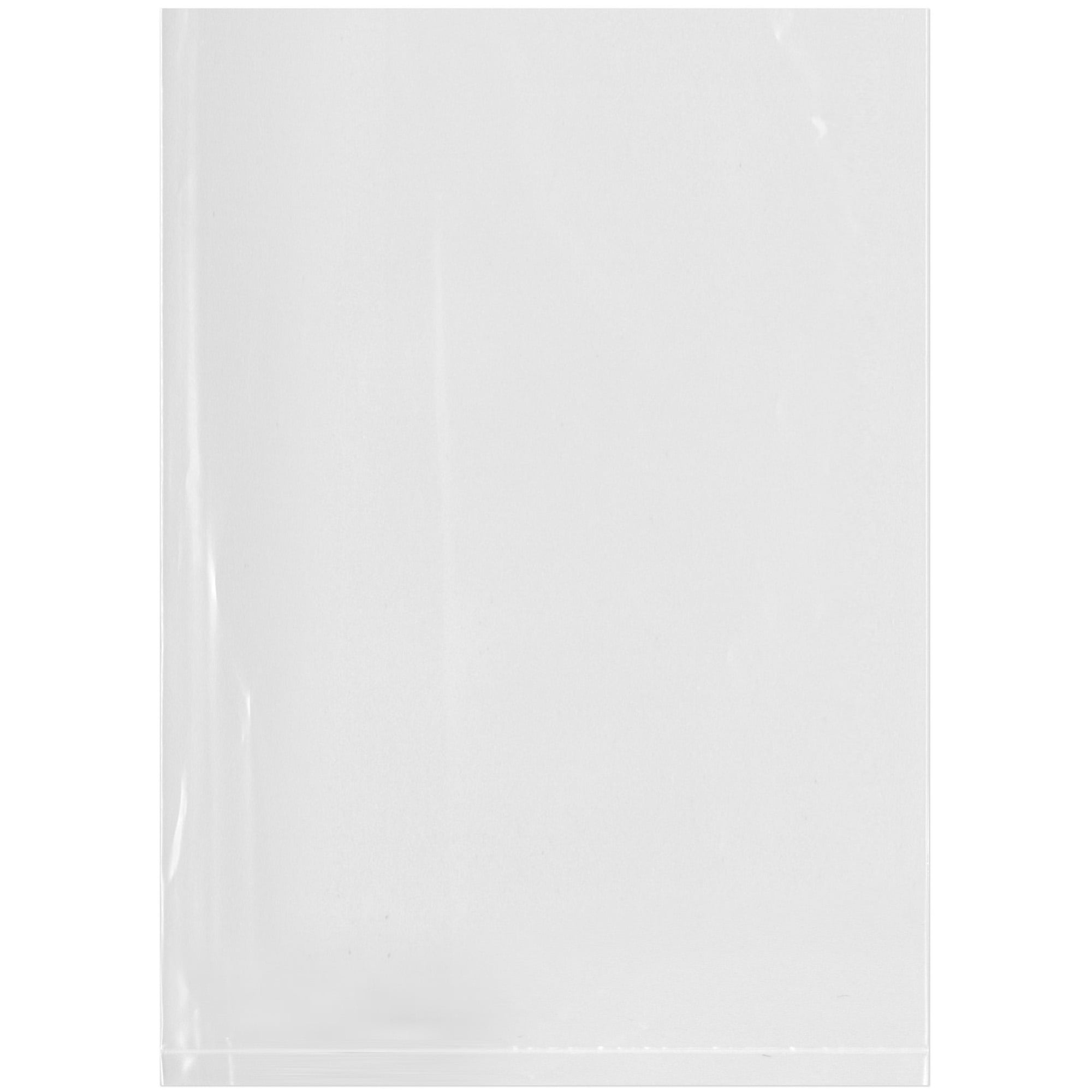Plymor 5" x 7" (Case of 1,000), 3 Mil Flat Open Clear Plastic Poly Bags ...