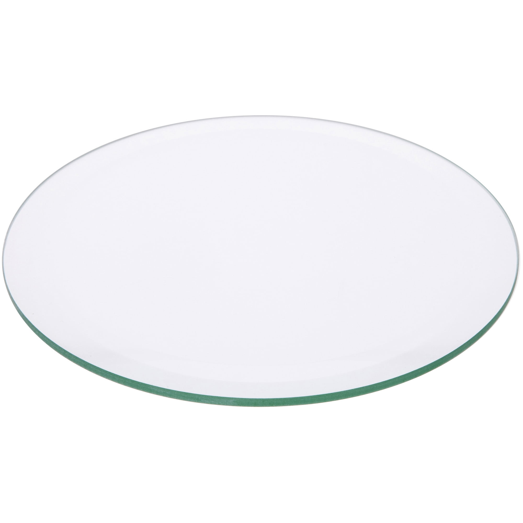 Plymor 6" Round, 5mm Thick Beveled Clear Glass Circle, Pack of 2 ...