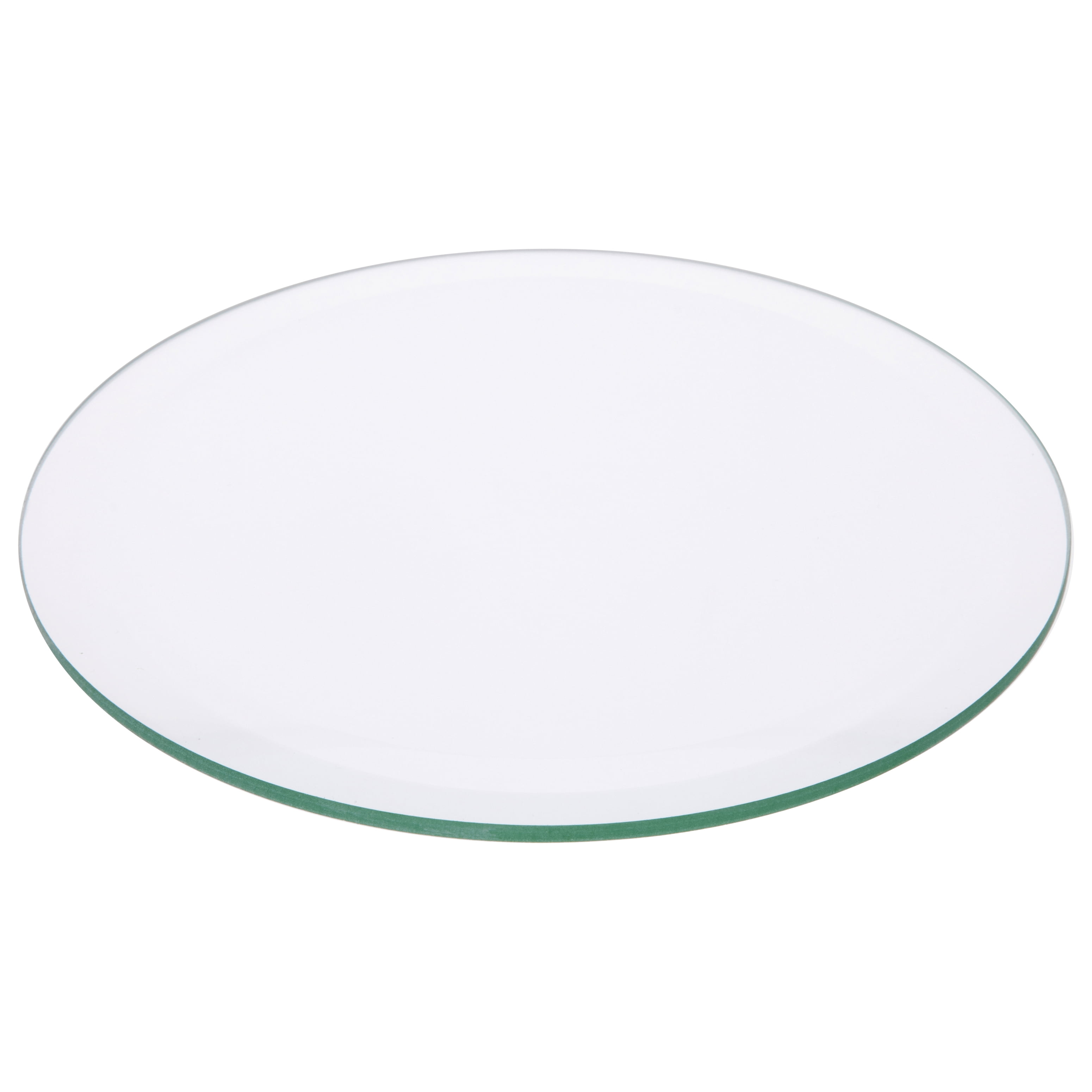 Plymor 6" Round, 5mm Thick Beveled Clear Glass Circle, Pack of 3 ...