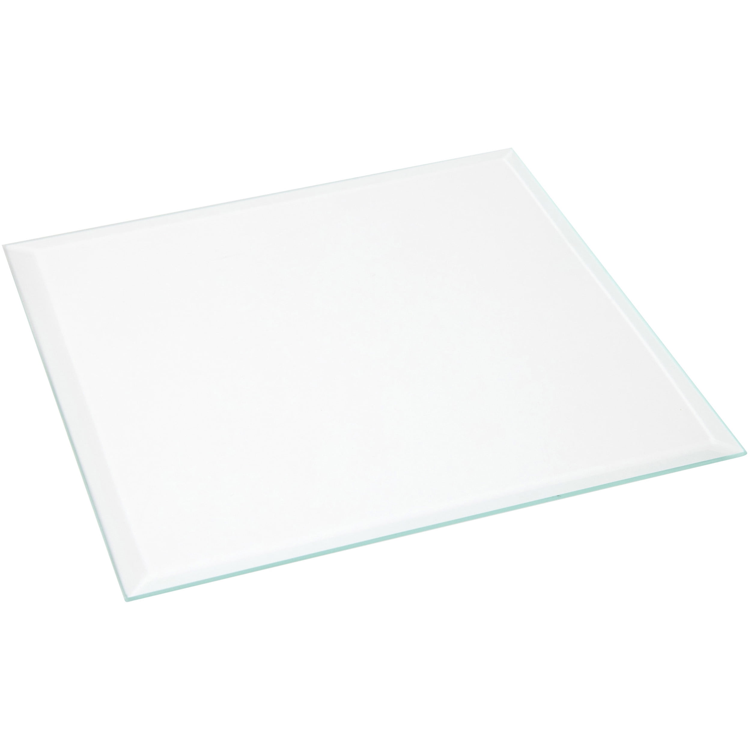 Plymor 6" Square, 3mm Thick Beveled Clear Glass, Pack of 24 - Walmart.com