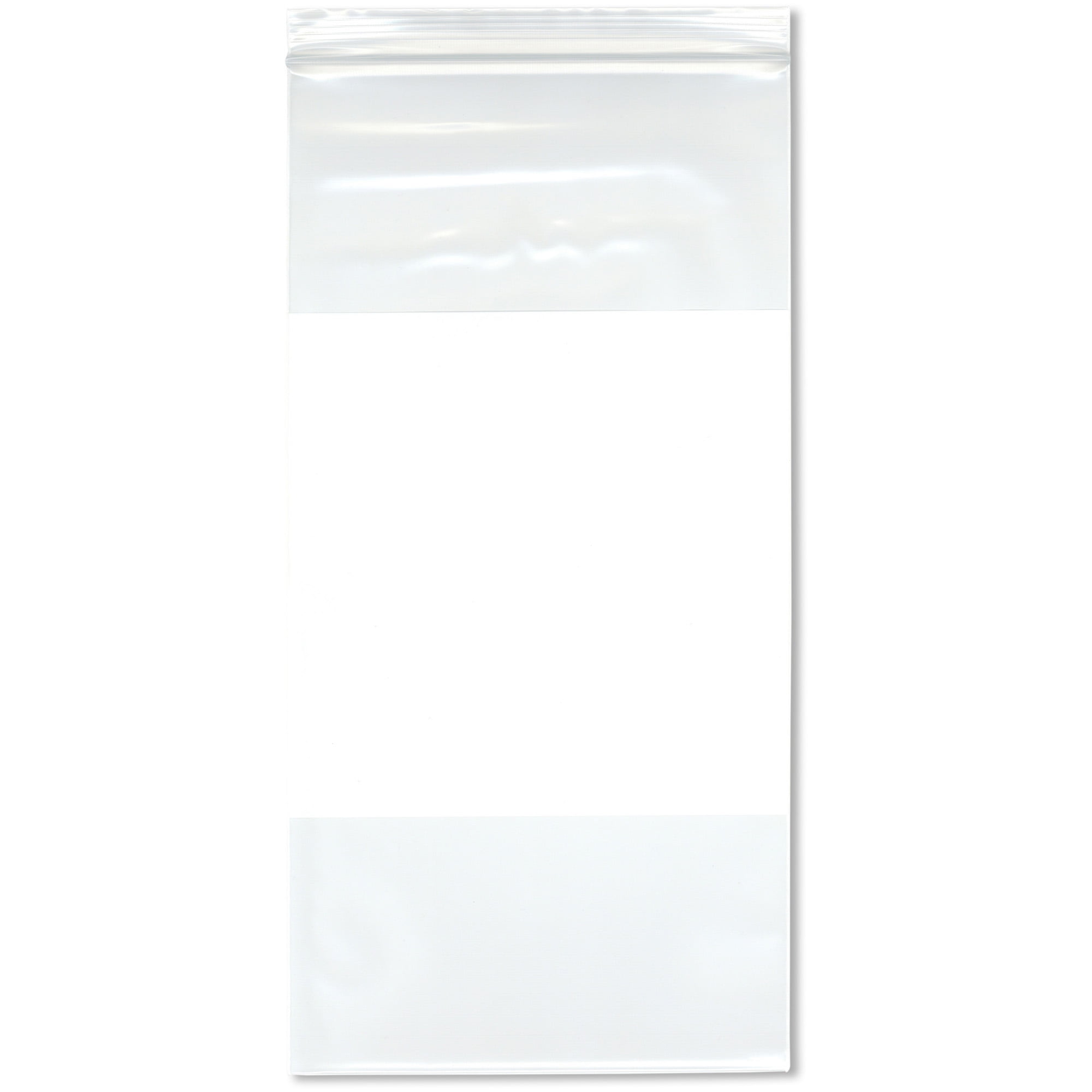 Plymor 6" x 12" (Case of 1,000), 4 Mil Heavy Duty White-Block Zipper ...