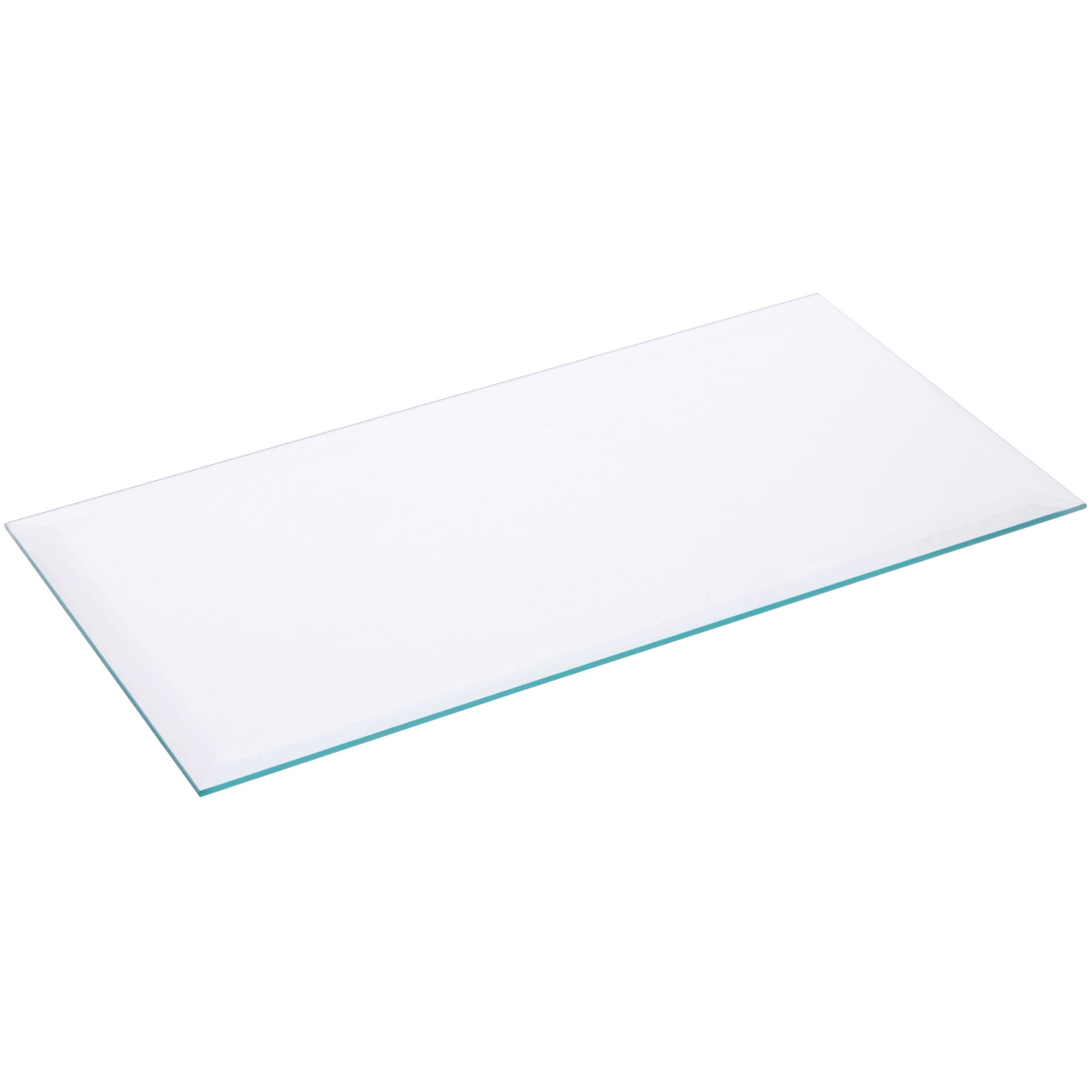 Plymor 6" x 12" Rectangle, 5mm Thick Beveled Clear Glass - Walmart.com