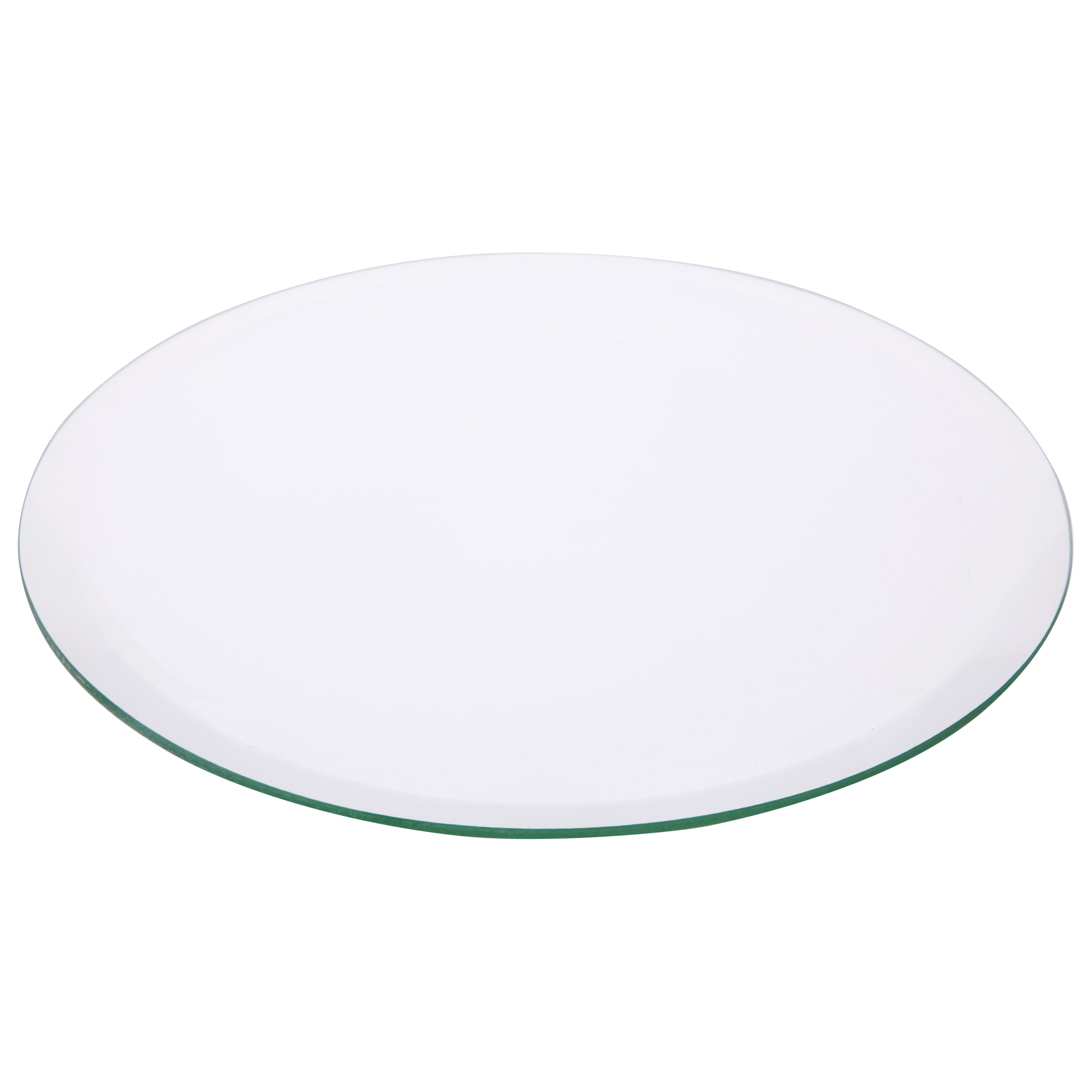 Plymor 8" Round, 5mm Thick Beveled Clear Glass Circle, Pack of 2 ...