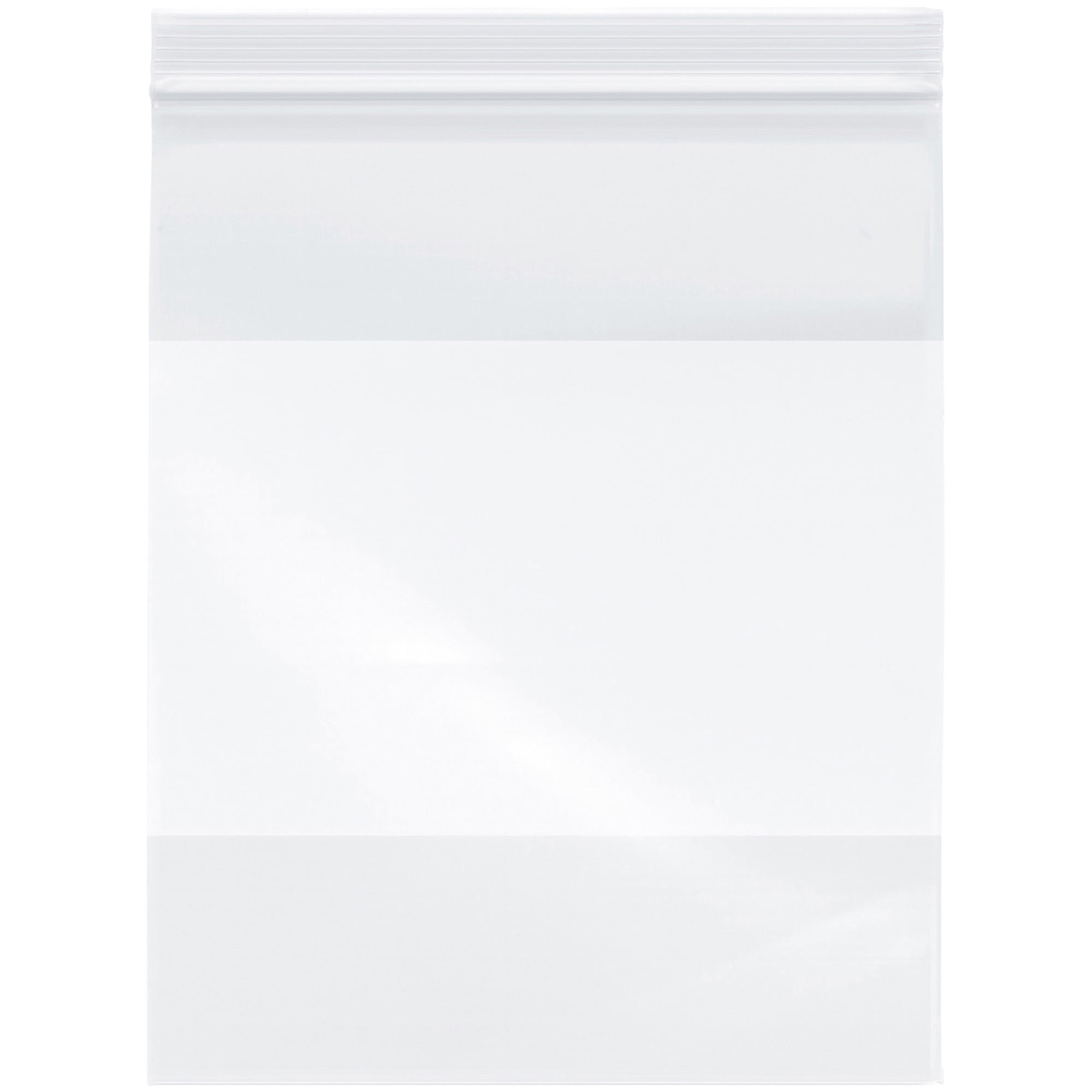 Plymor 8"x10", 4 Mil White-Block Heavy Duty Zipper Resealable Plastic ...