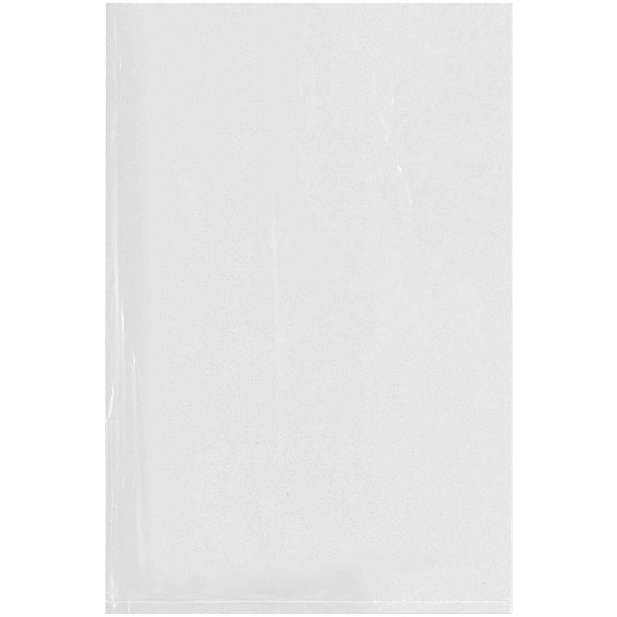 Plymor 8" x 12" (Pack of 200), 2 Mil Flat Open Clear Plastic Poly Bags ...