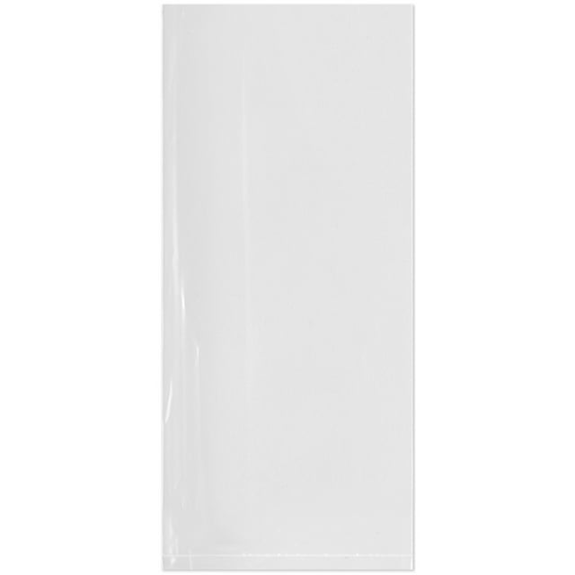 Plymor 8" x 18" (Pack of 100), 4 Mil Flat Open Clear Plastic Poly Bags ...