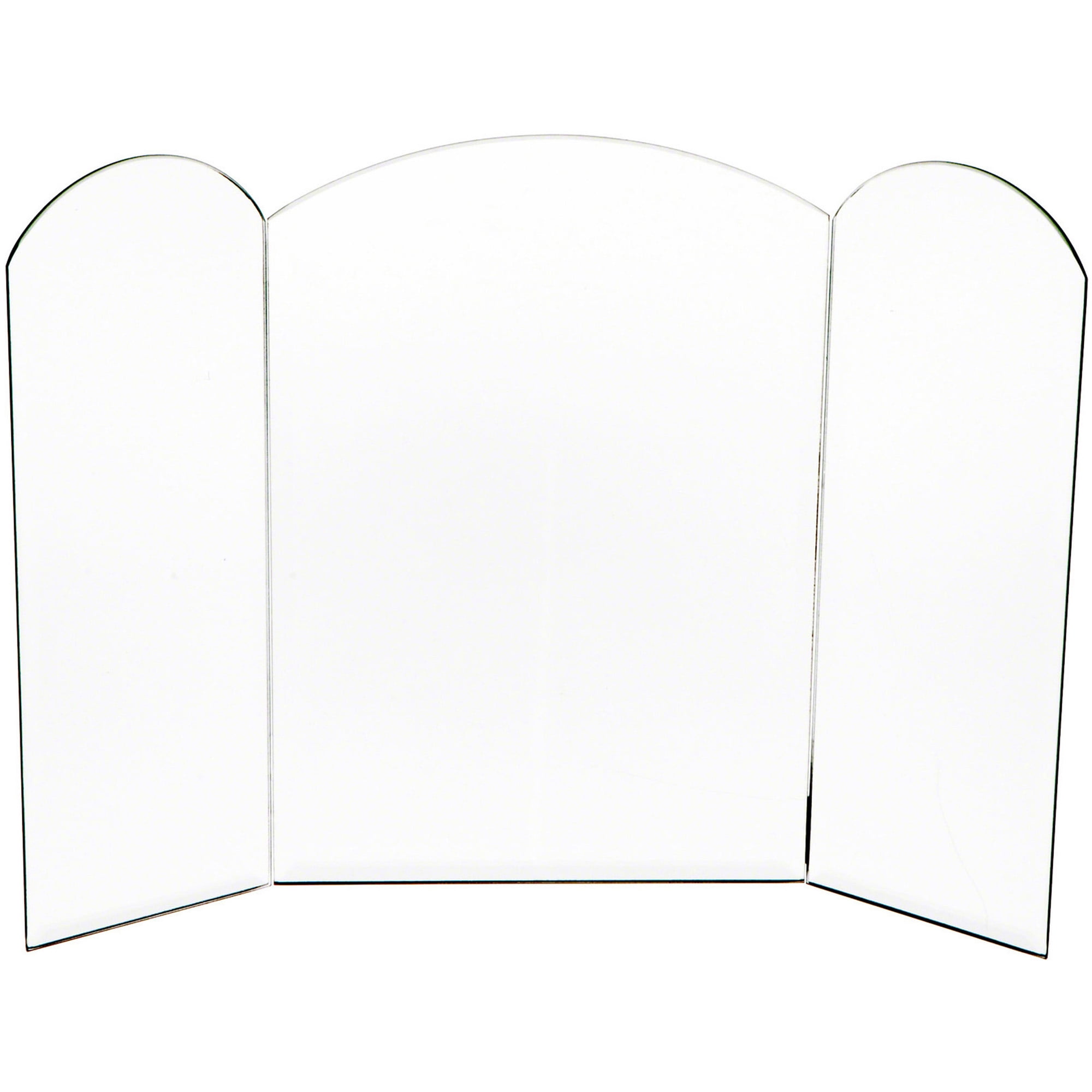 Plymor 9" Arched Backdrop, 5mm Thick Beveled Glass Mirror, Pack of 3 ...